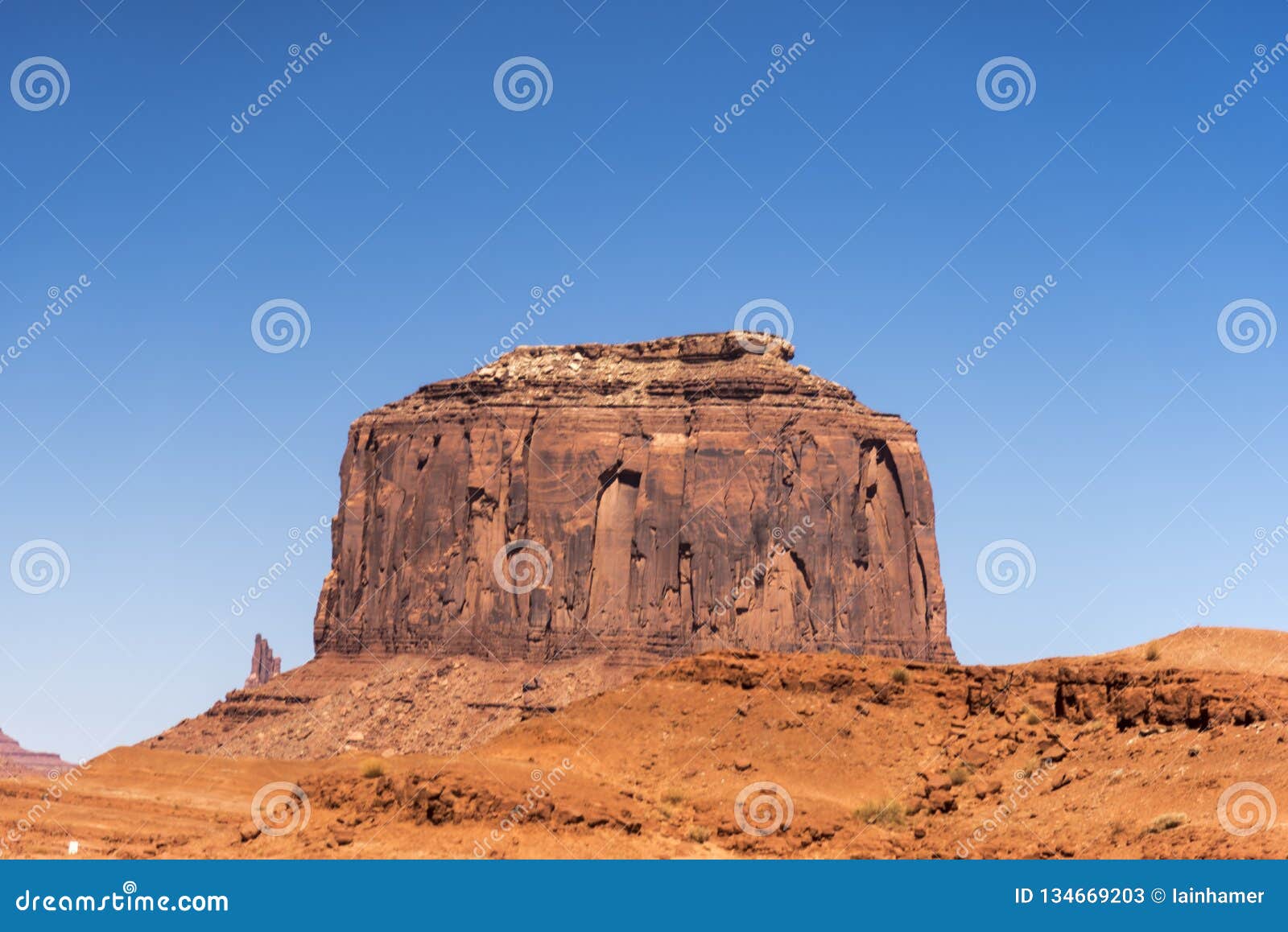 Merrick Butte Monument Valley Arizona Fotografering för Bildbyråer ...