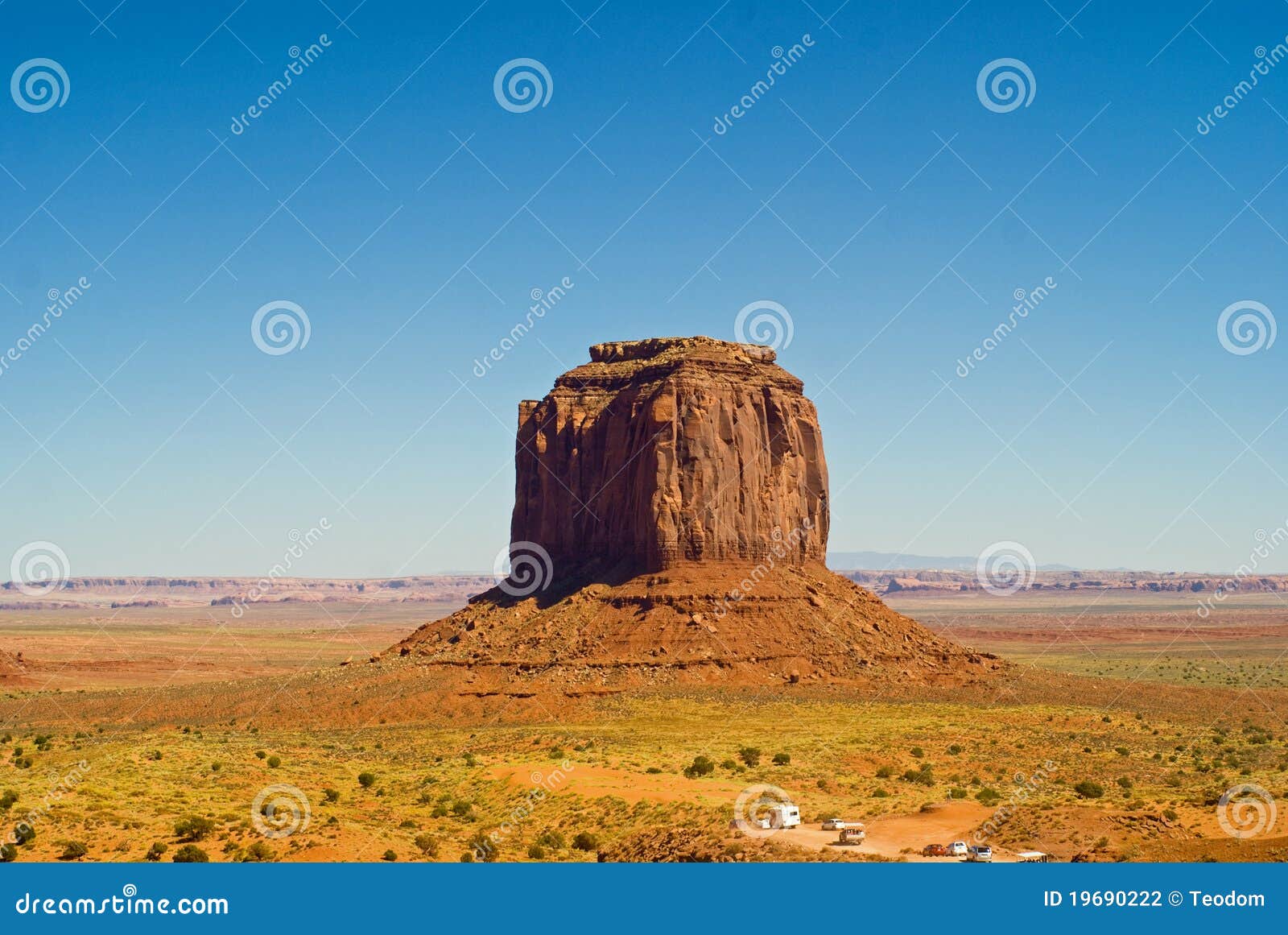 Merrick Butte at Monument Valley, Arizona Stock Photo - Image of rural ...