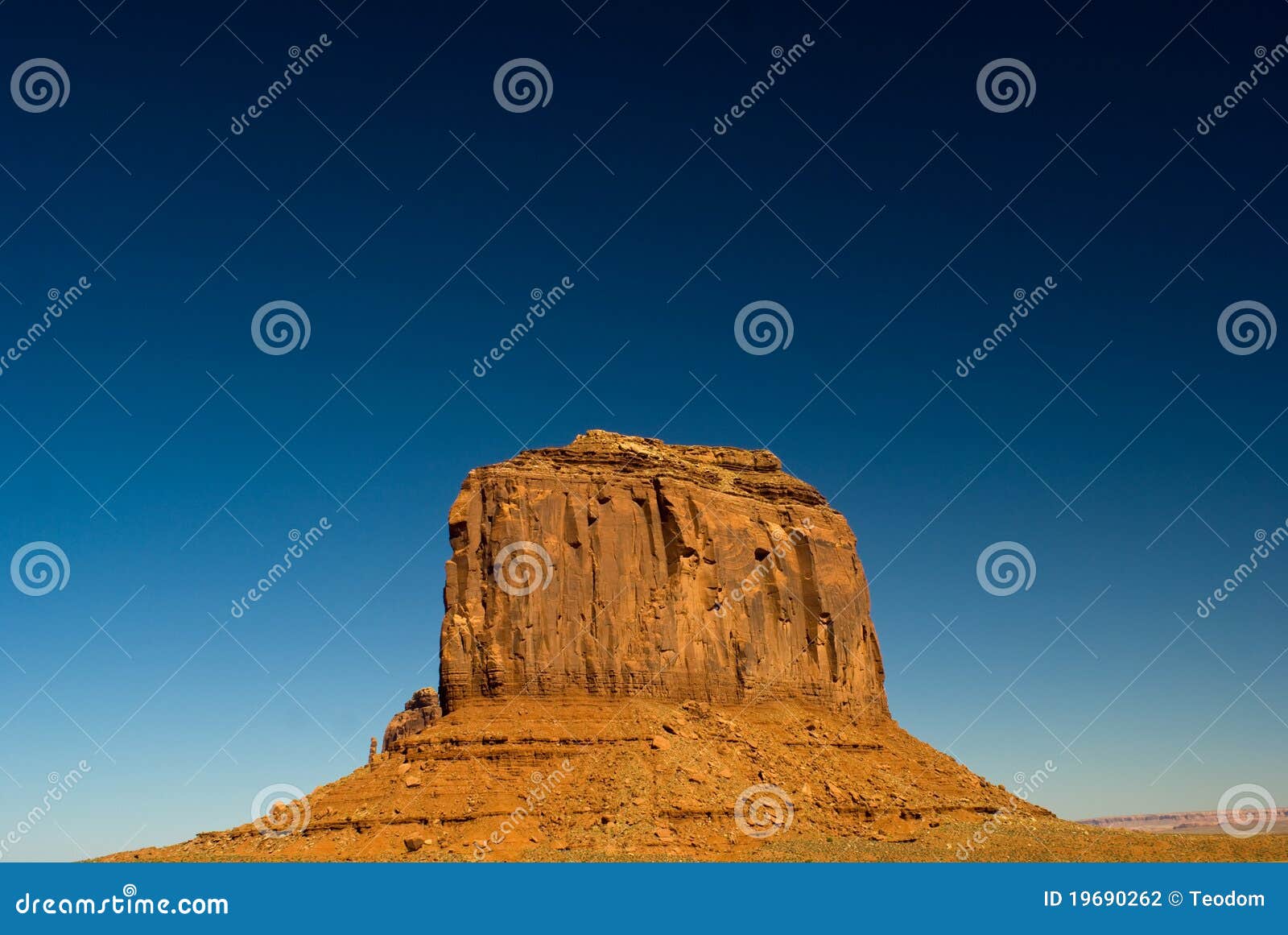 Merrick Butte at Monument Valley, Arizona Stock Photo - Image of rock ...