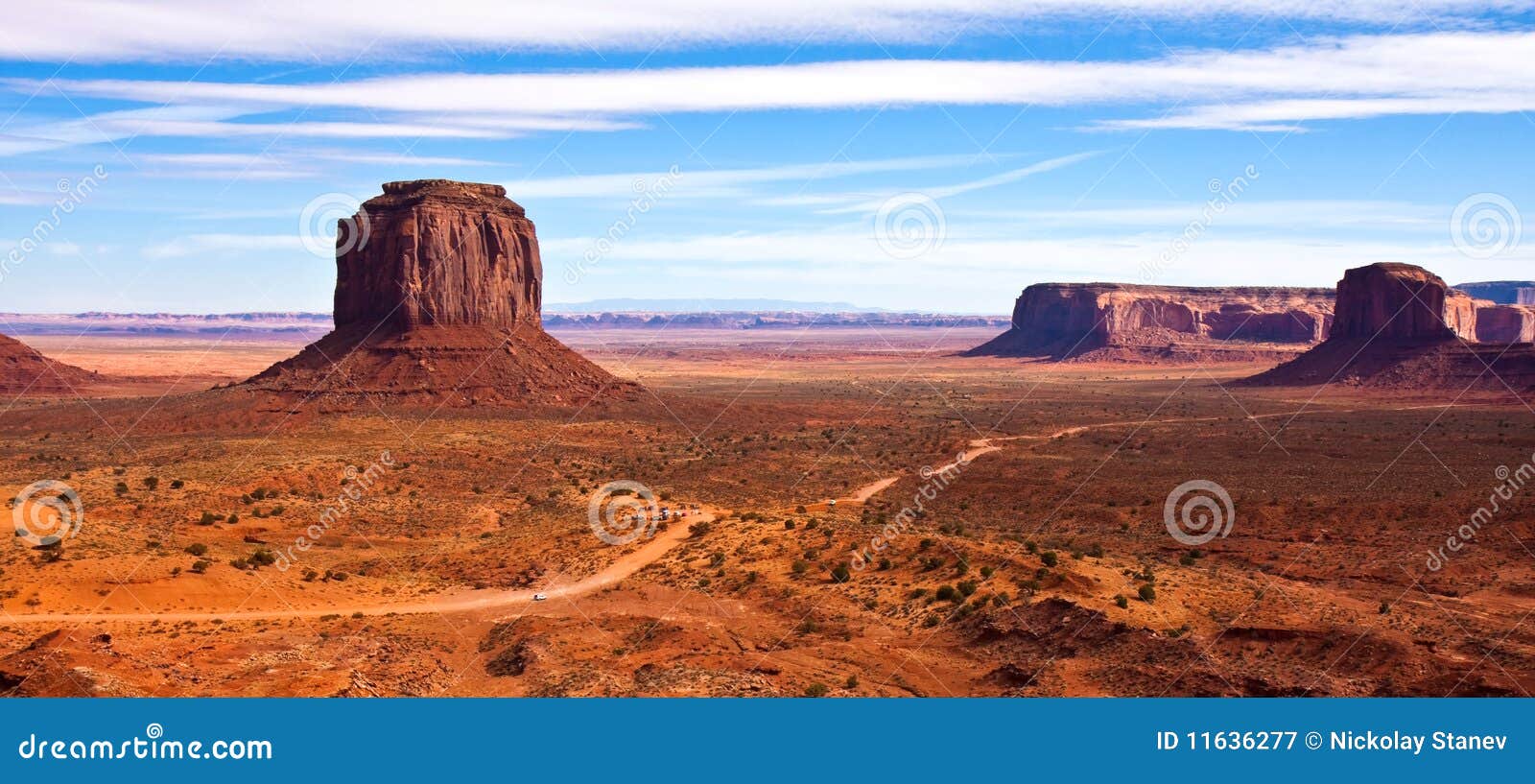 Merrick Butte Panorama stock image. Image of sunny, monument - 11636277
