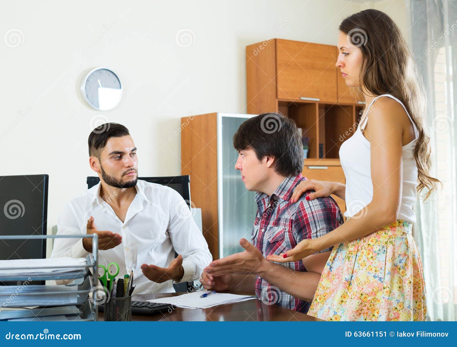 Manager Argue Employee Woman Stock Photo | CartoonDealer.com #20311434