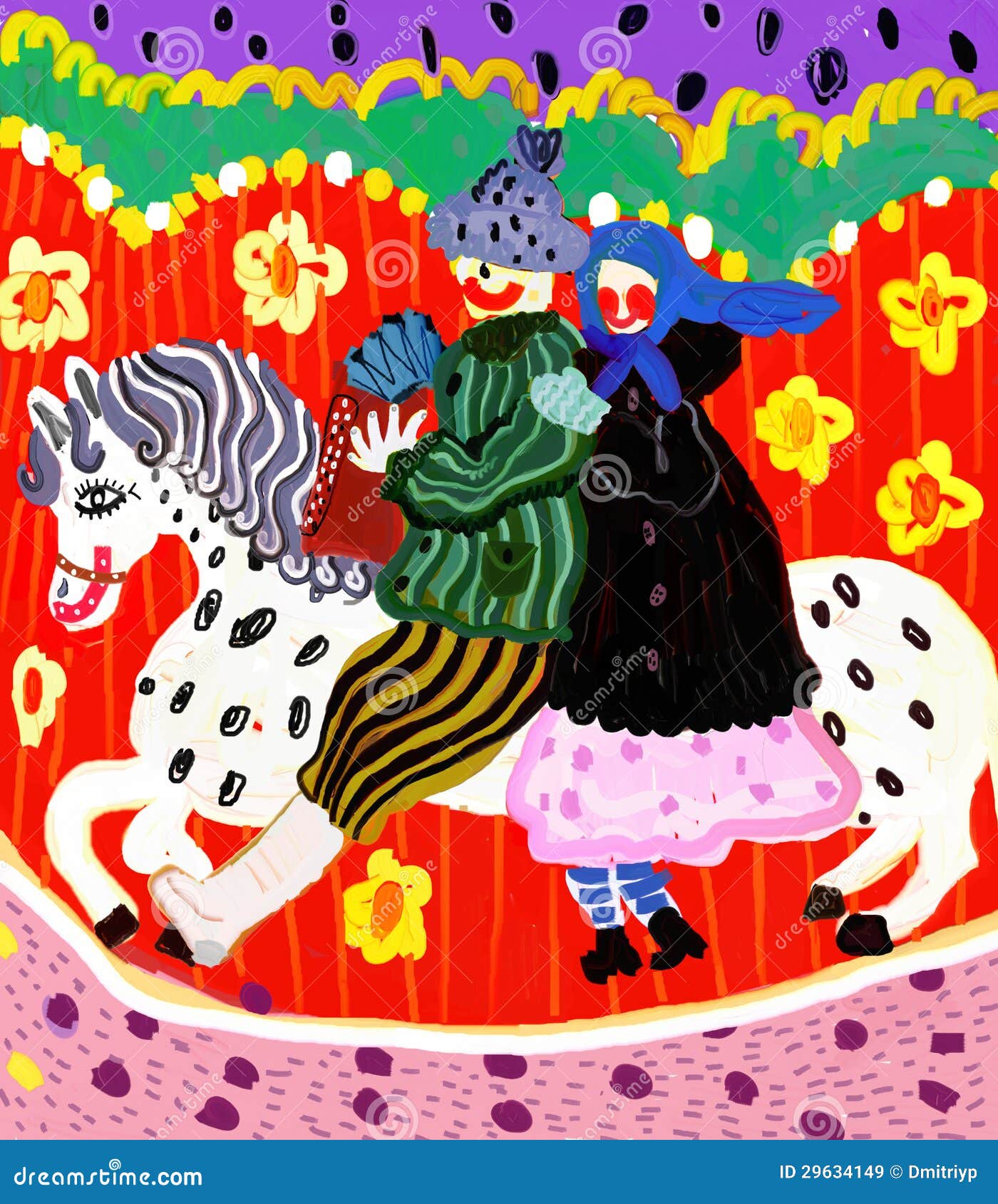 Merriment stock illustration. Illustration of accordion - 29634149