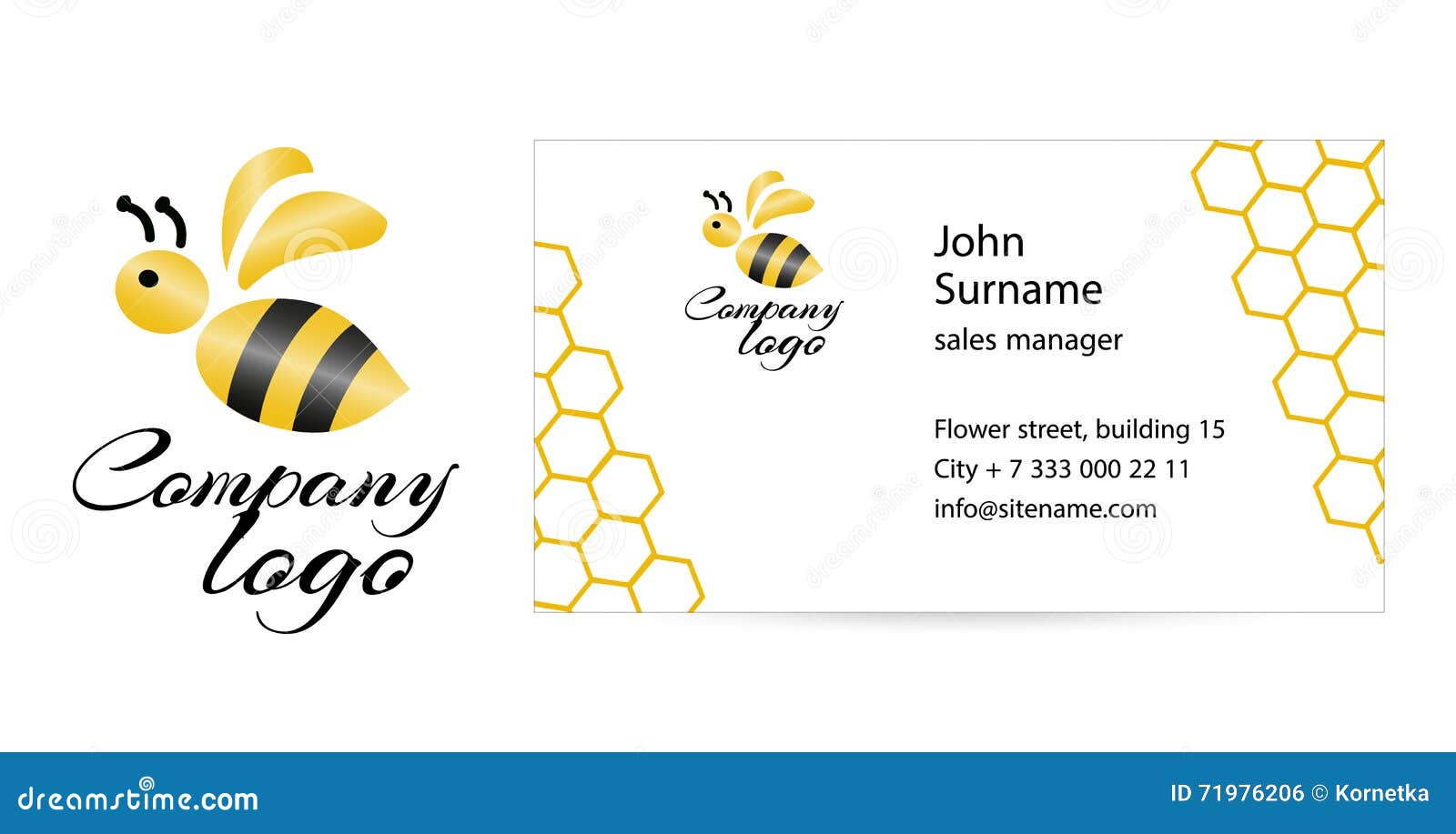 Merry bee business card stock vector. Illustration of black - 71976206