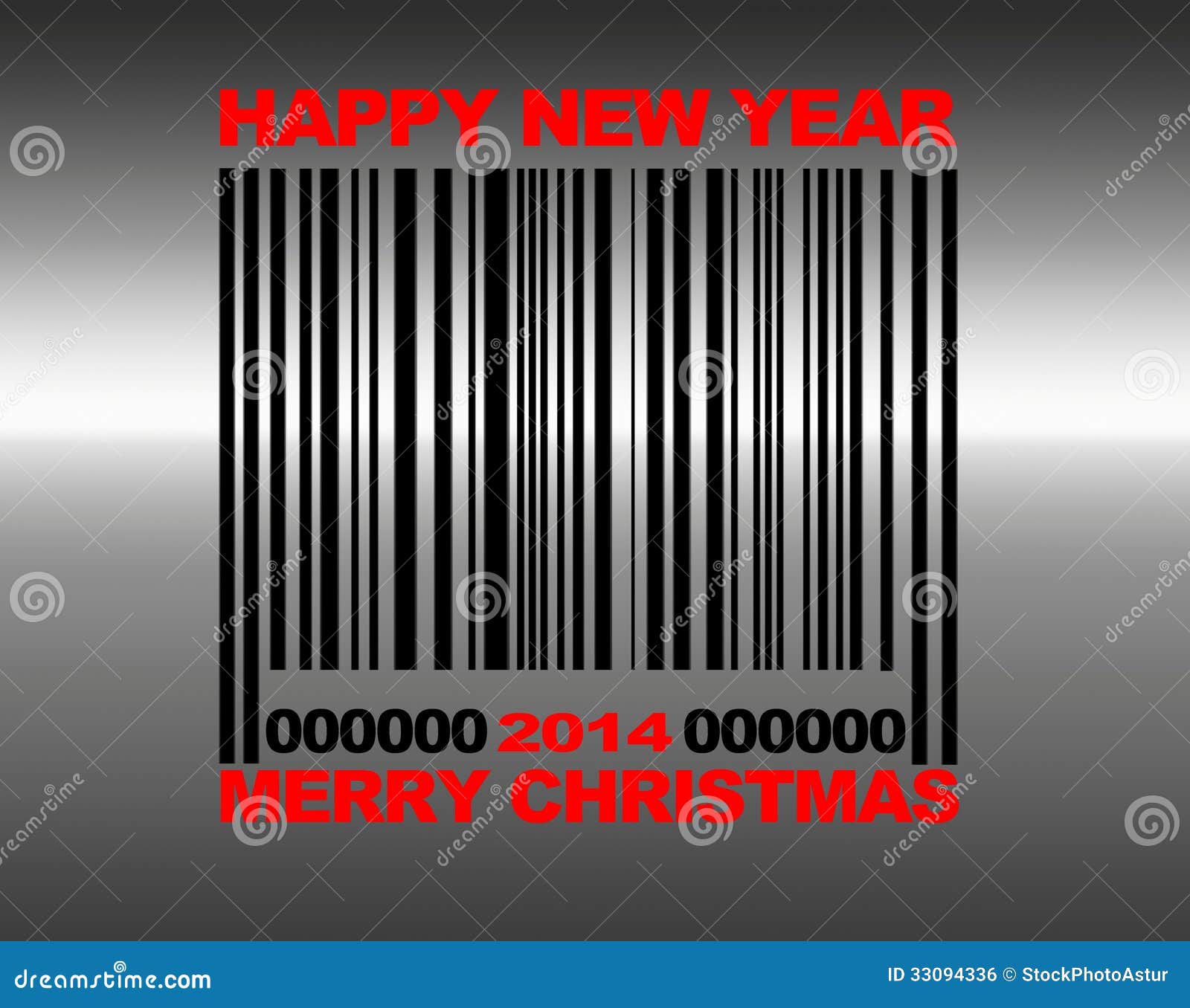 Merry Christmas barcode. stock illustration. Illustration of design ...