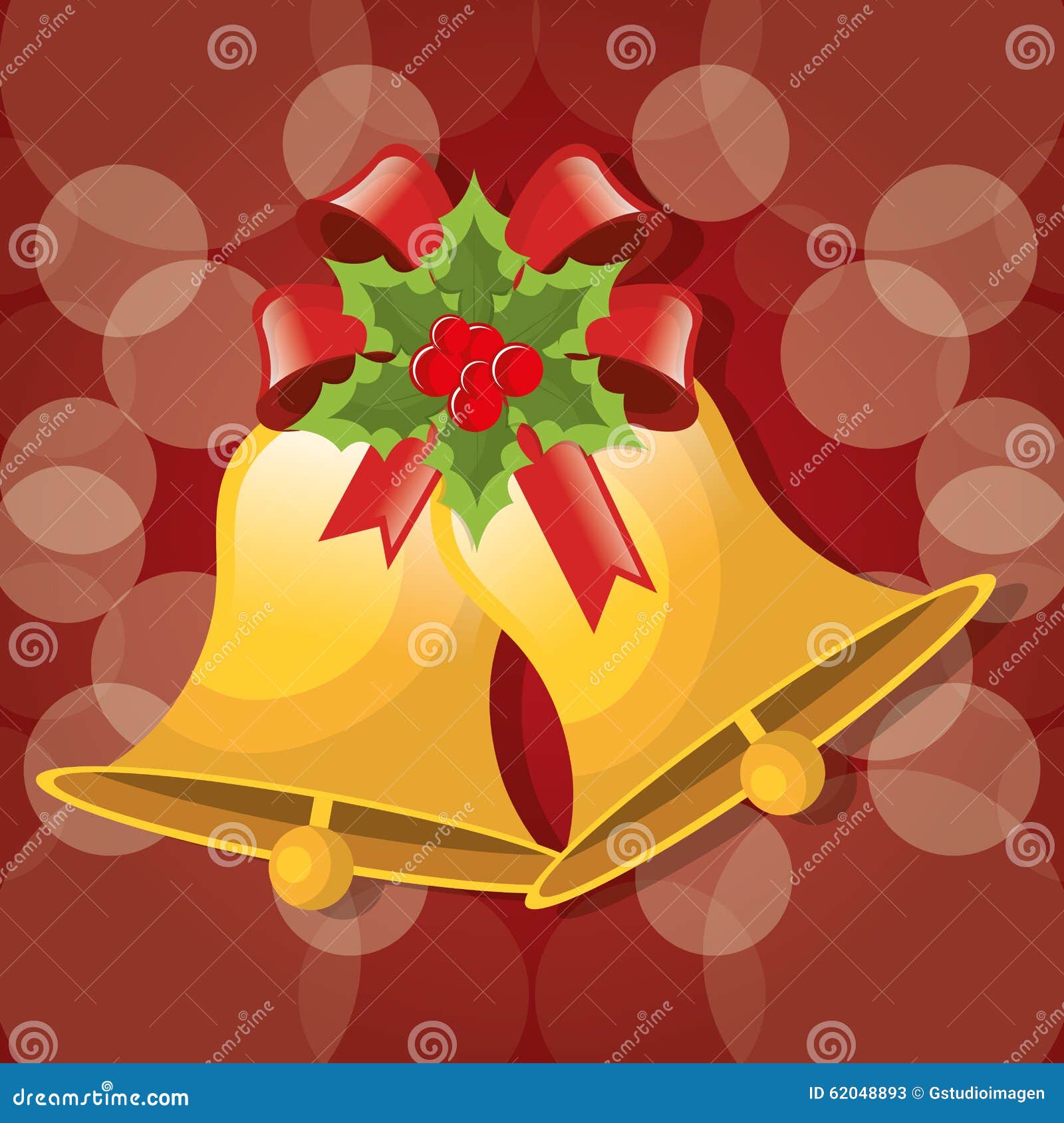 Merry Christmas Colorful Card Design Stock Vector - Illustration of ...