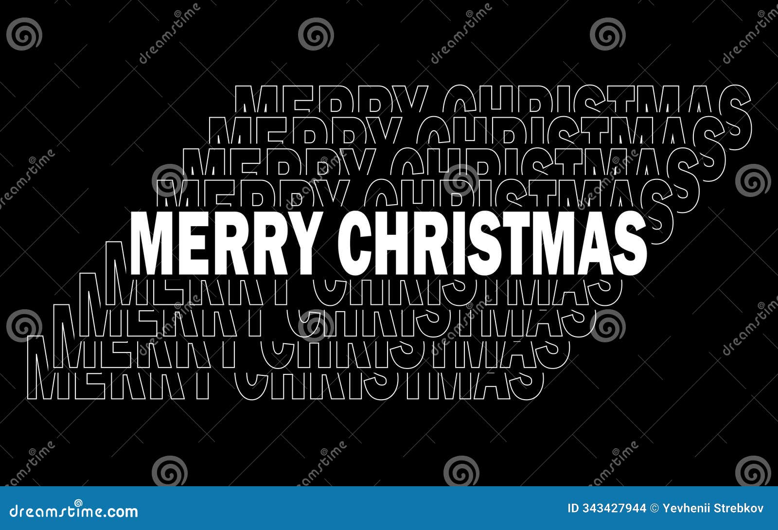 Christmas Creative 3D Realistic Poster Design With Wishing You A Merry ...