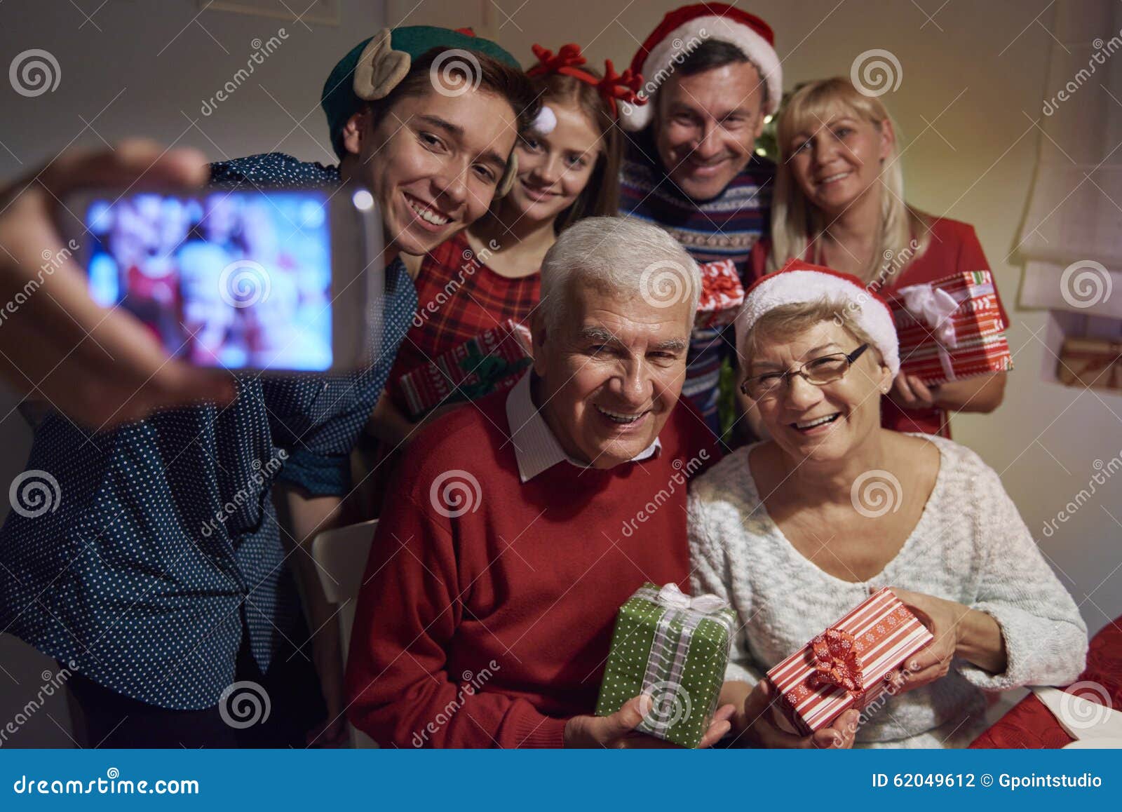 Merry Christmas! stock photo. Image of daughter, interior - 62049612