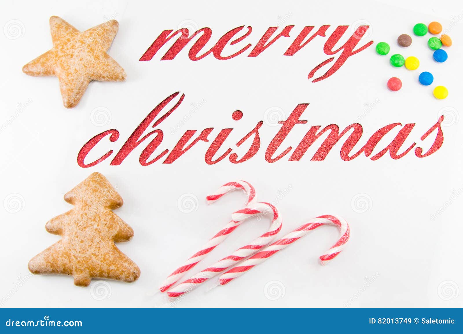 Merry Christmas Note Cut Out of Paper Stock Image - Image of decorative ...