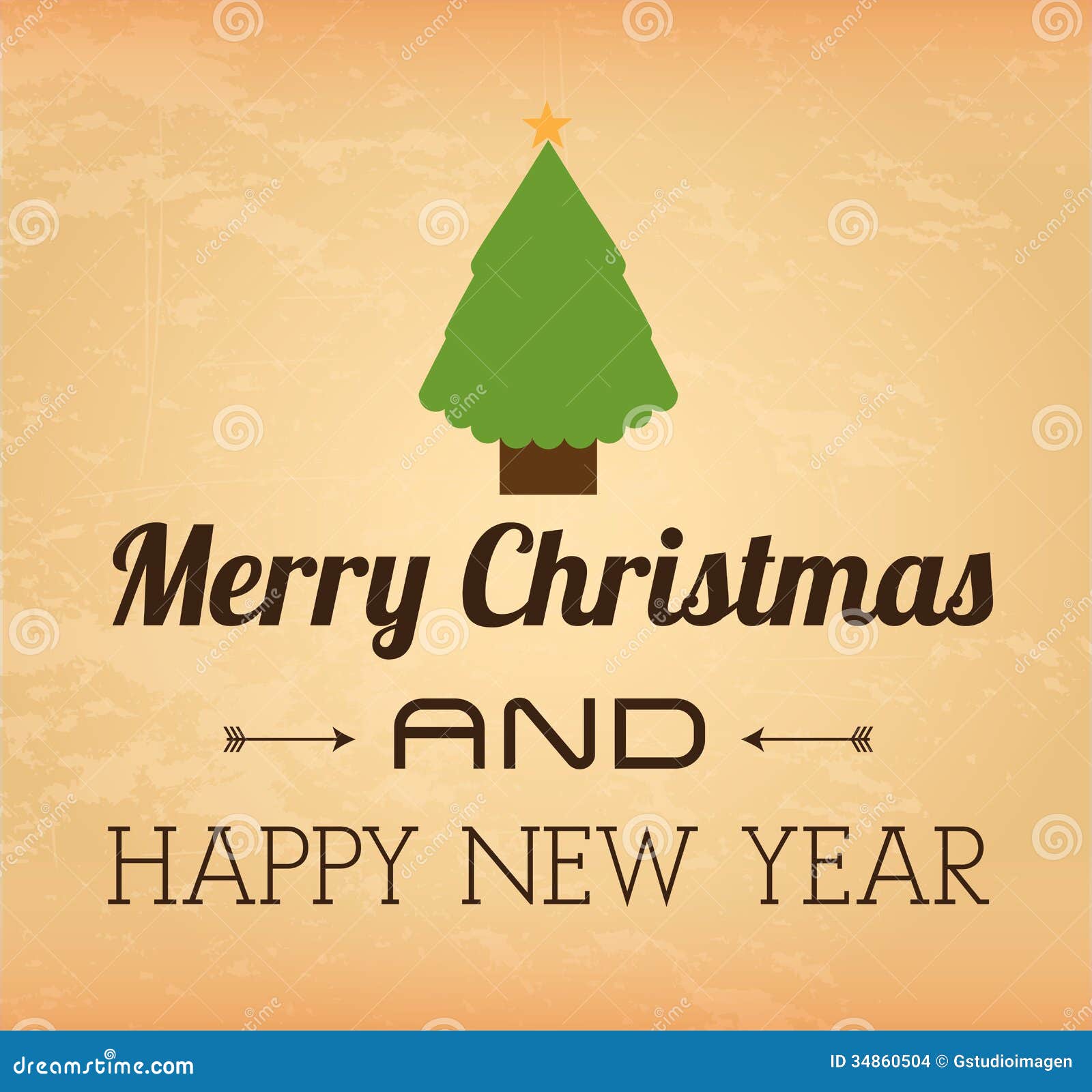 Merry christmas stock vector. Illustration of background - 34860504