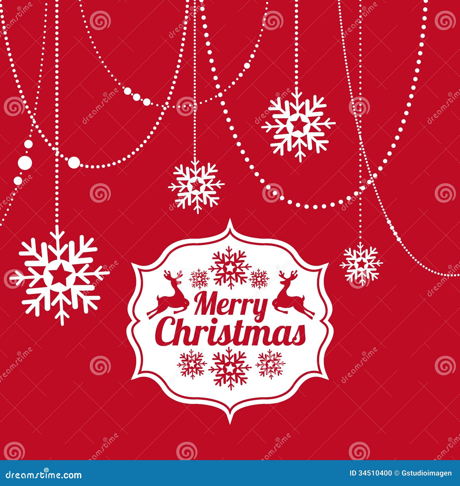 Merry christmas stock vector. Illustration of congratulate - 34510400