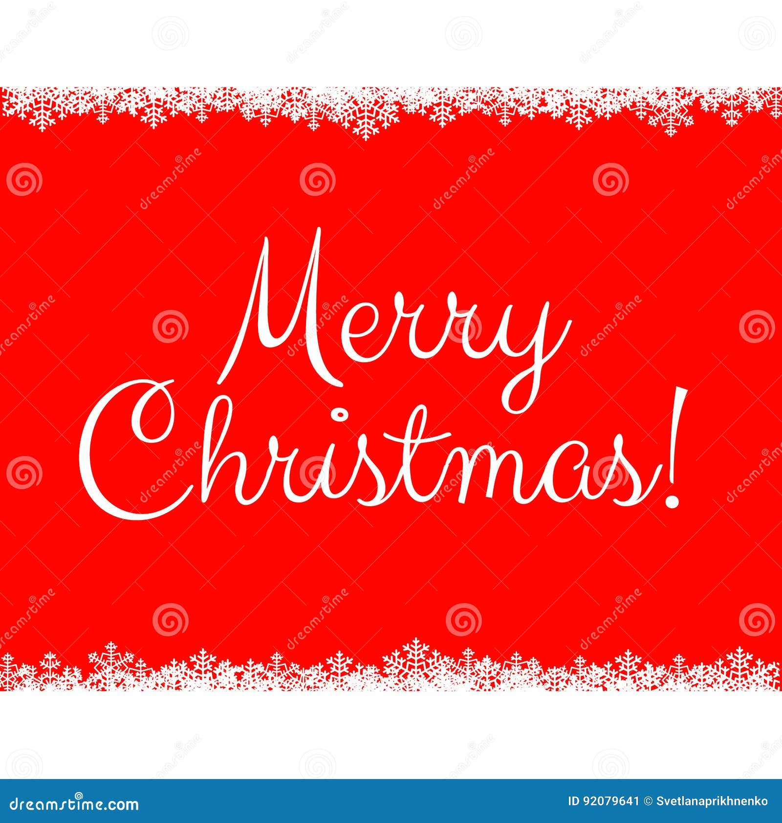 Merry Christmas Red Background Stock Vector - Illustration of snow ...