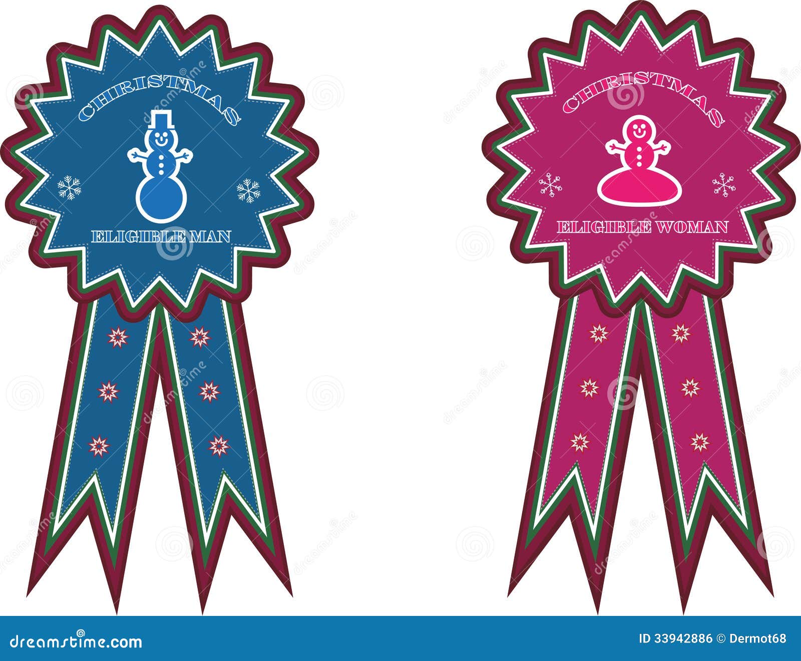 Merry Christmas Ribbons stock illustration. Illustration of abstract ...