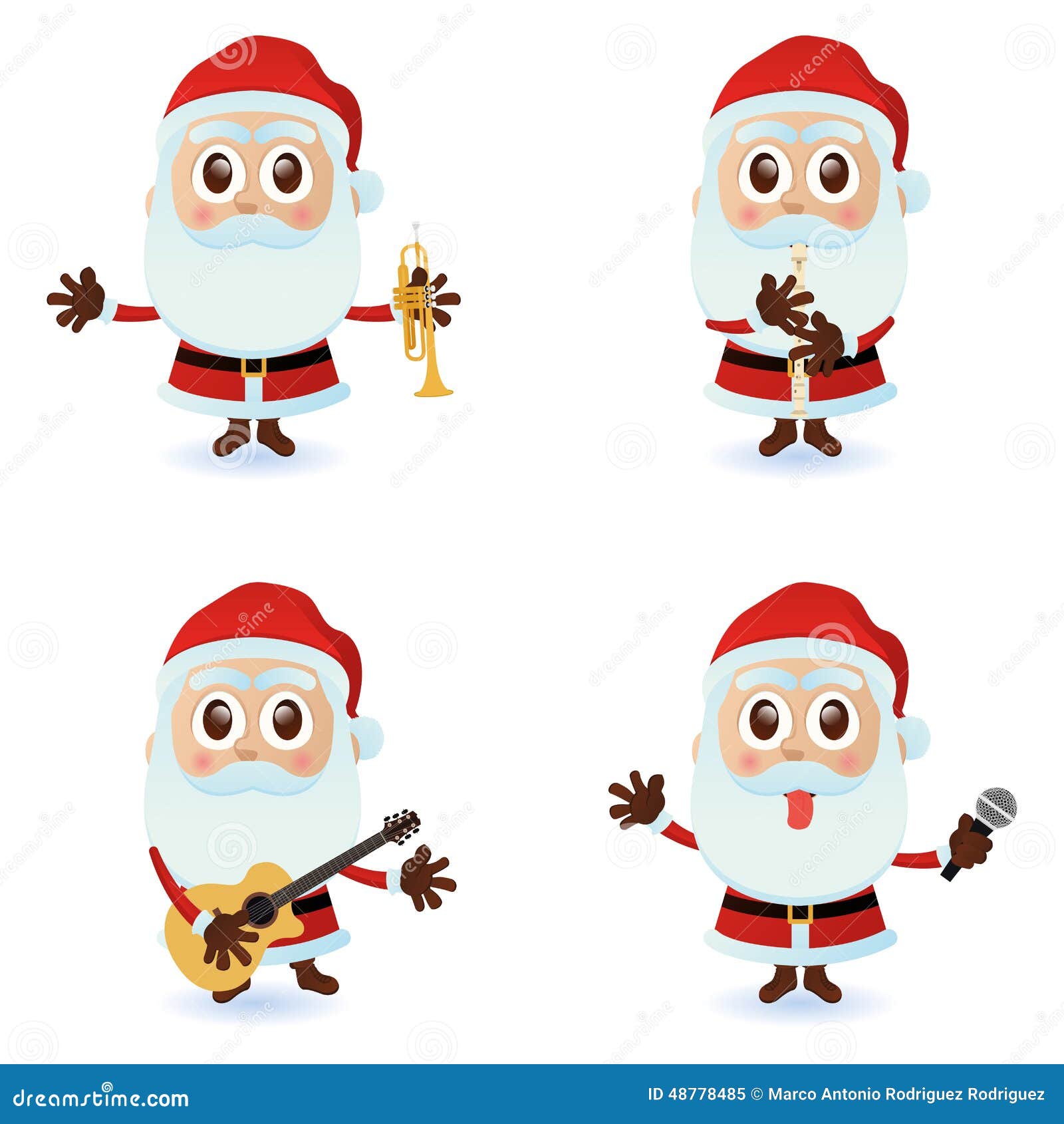 Merry christmas stock illustration. Illustration of eyes - 48778485