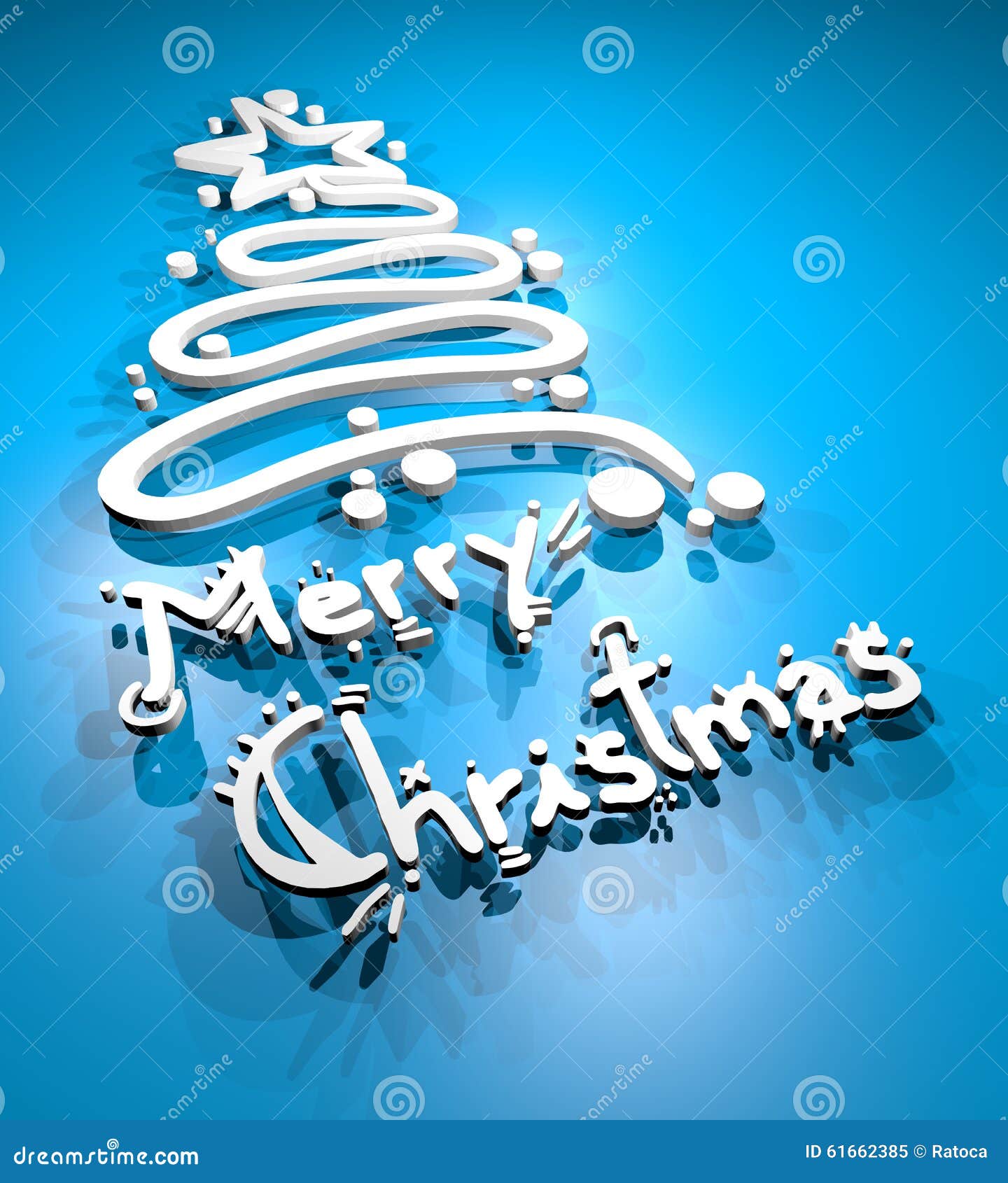 Merry Christmas symbol stock illustration. Illustration of greeting ...