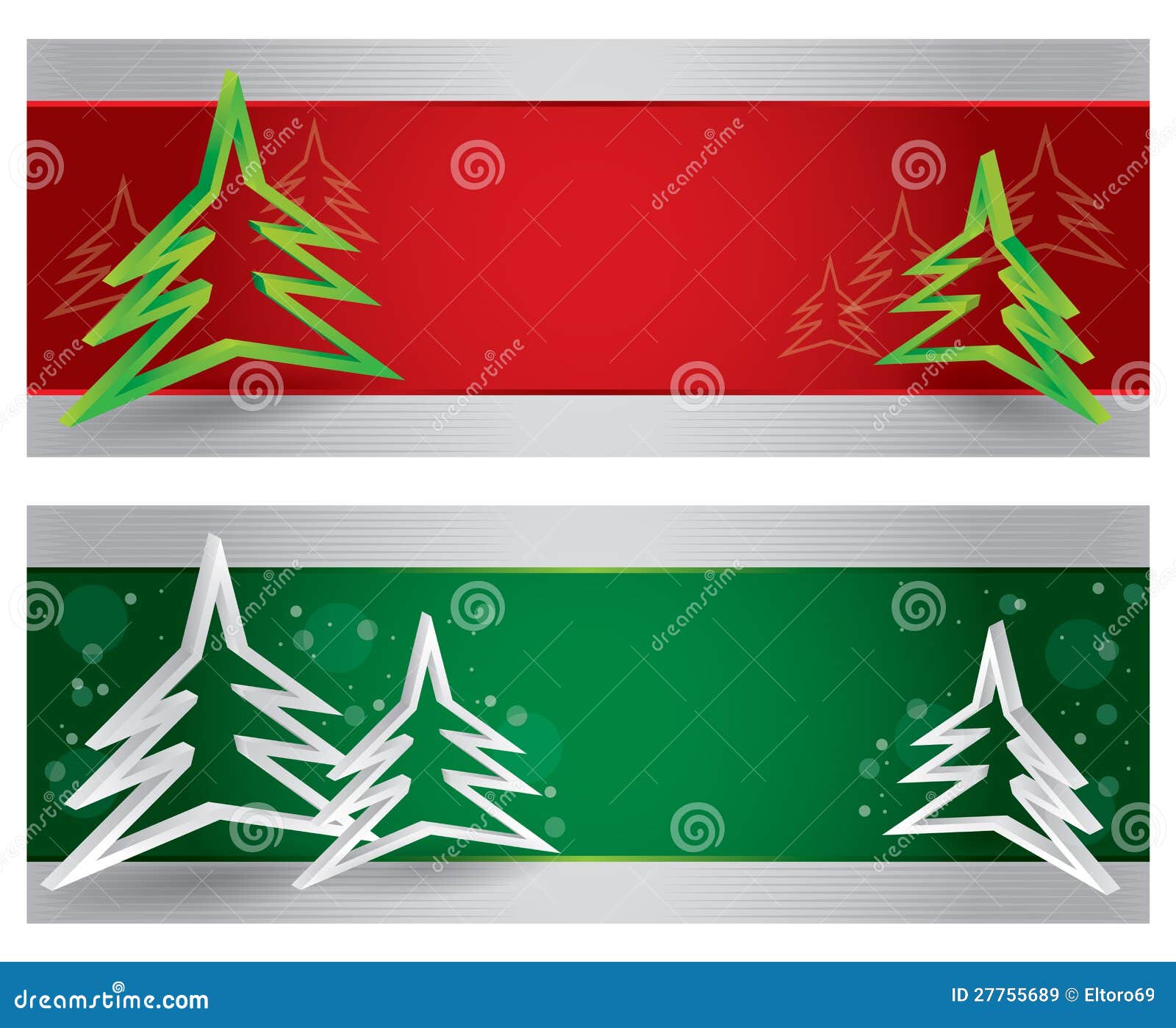 Merry Christmas Website Header Stock Illustration - Illustration of ...