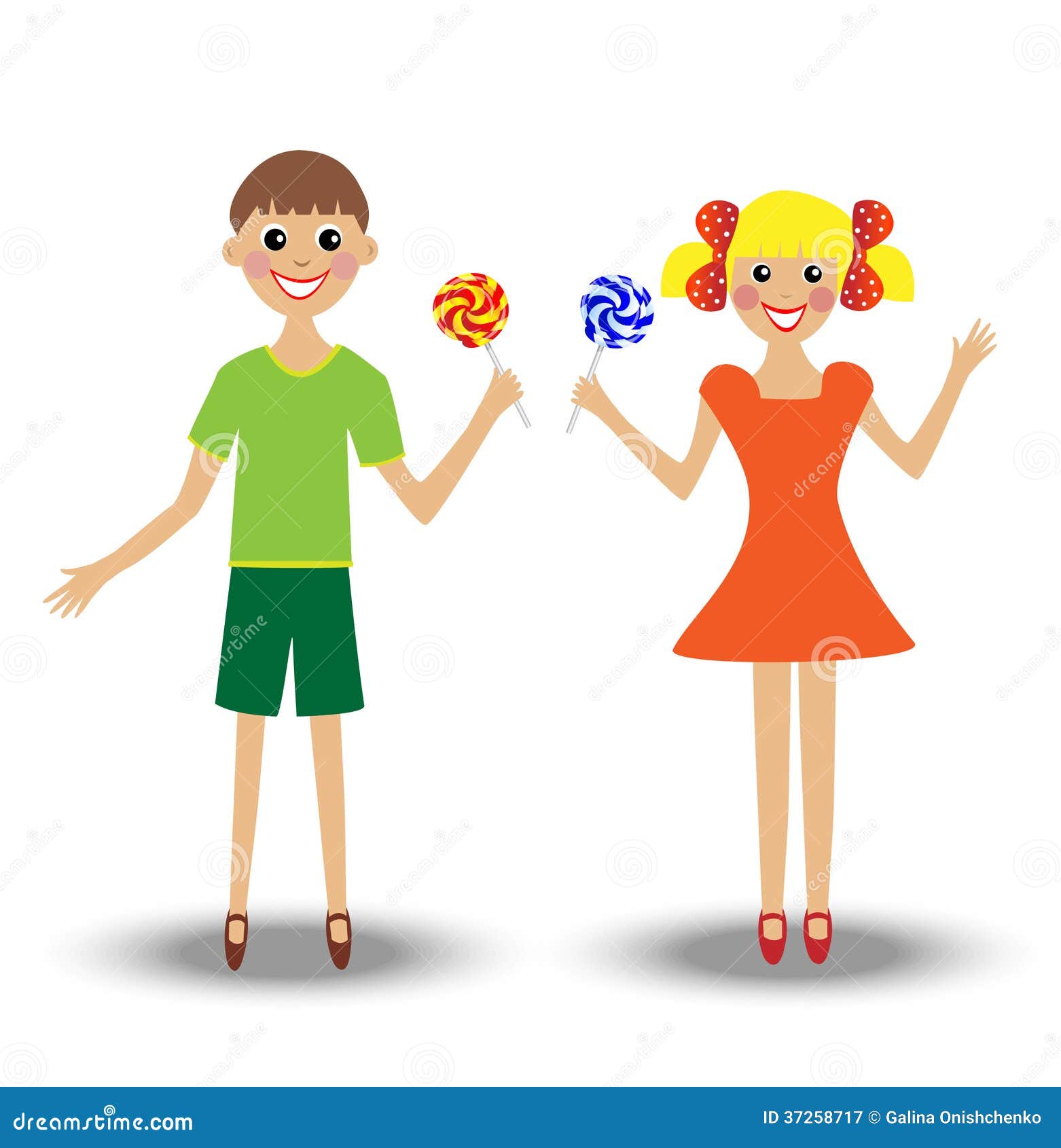 Caricature Lollipop Female Body Shape Sketch. Hand Drawn Vector ...