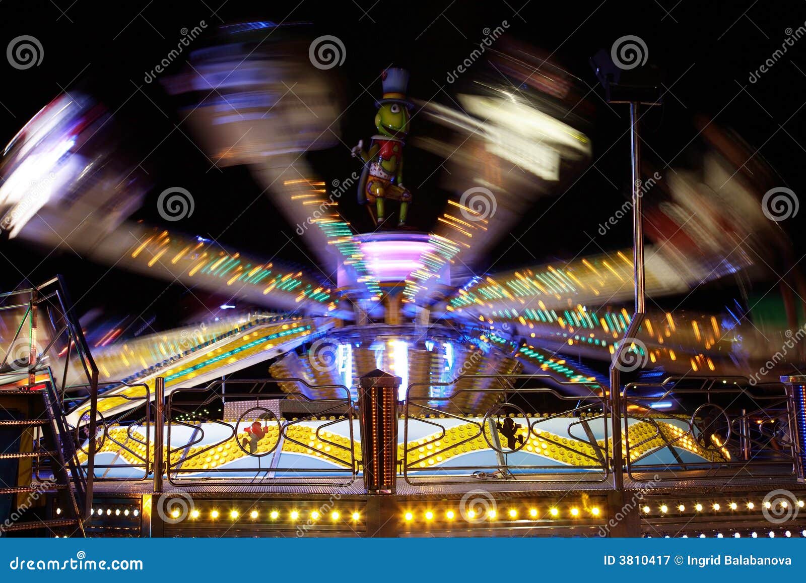 Merry-go-around stock image. Image of kids, circle, child - 3810417