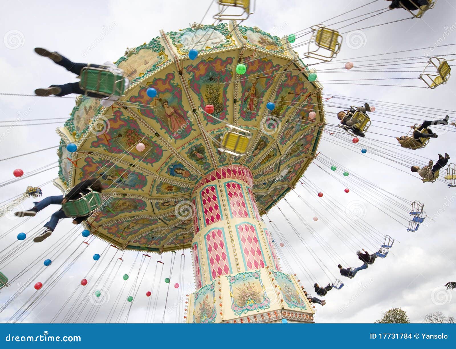 Merry-go-round stock photo. Image of infantile, carnival - 17731784