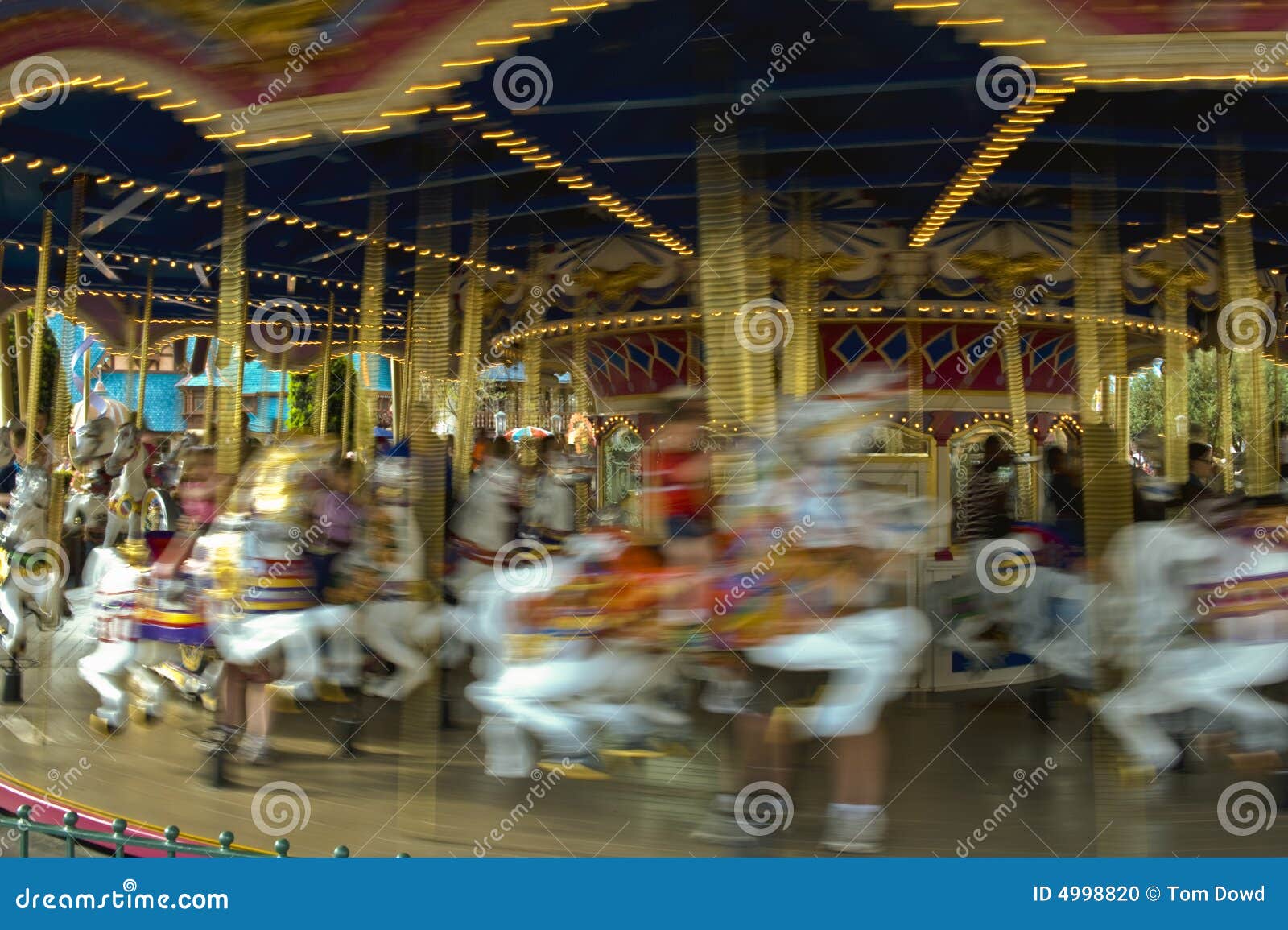 Merry-go-round stock photo. Image of laugh, delightful - 4998820