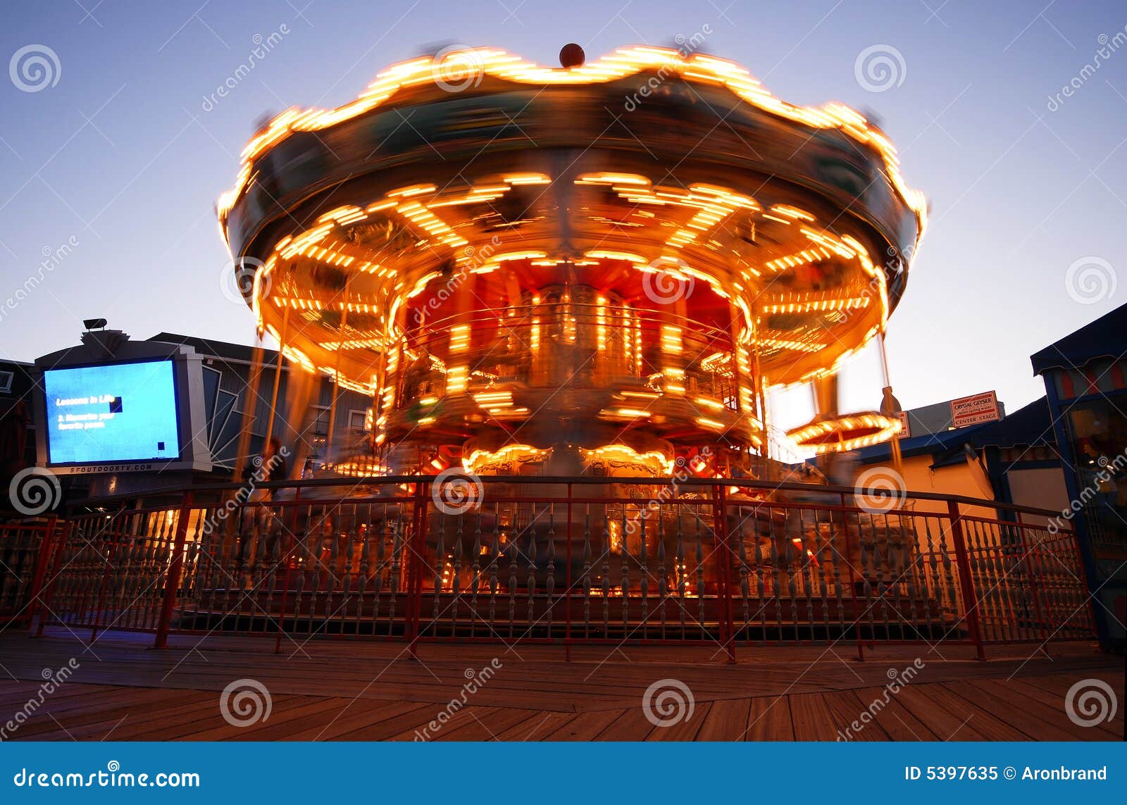 Merry go round stock image. Image of round, rotate, rotation - 5397635