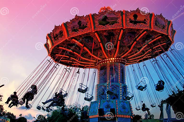 Merry-go-round stock photo. Image of freedom, colorful - 832472