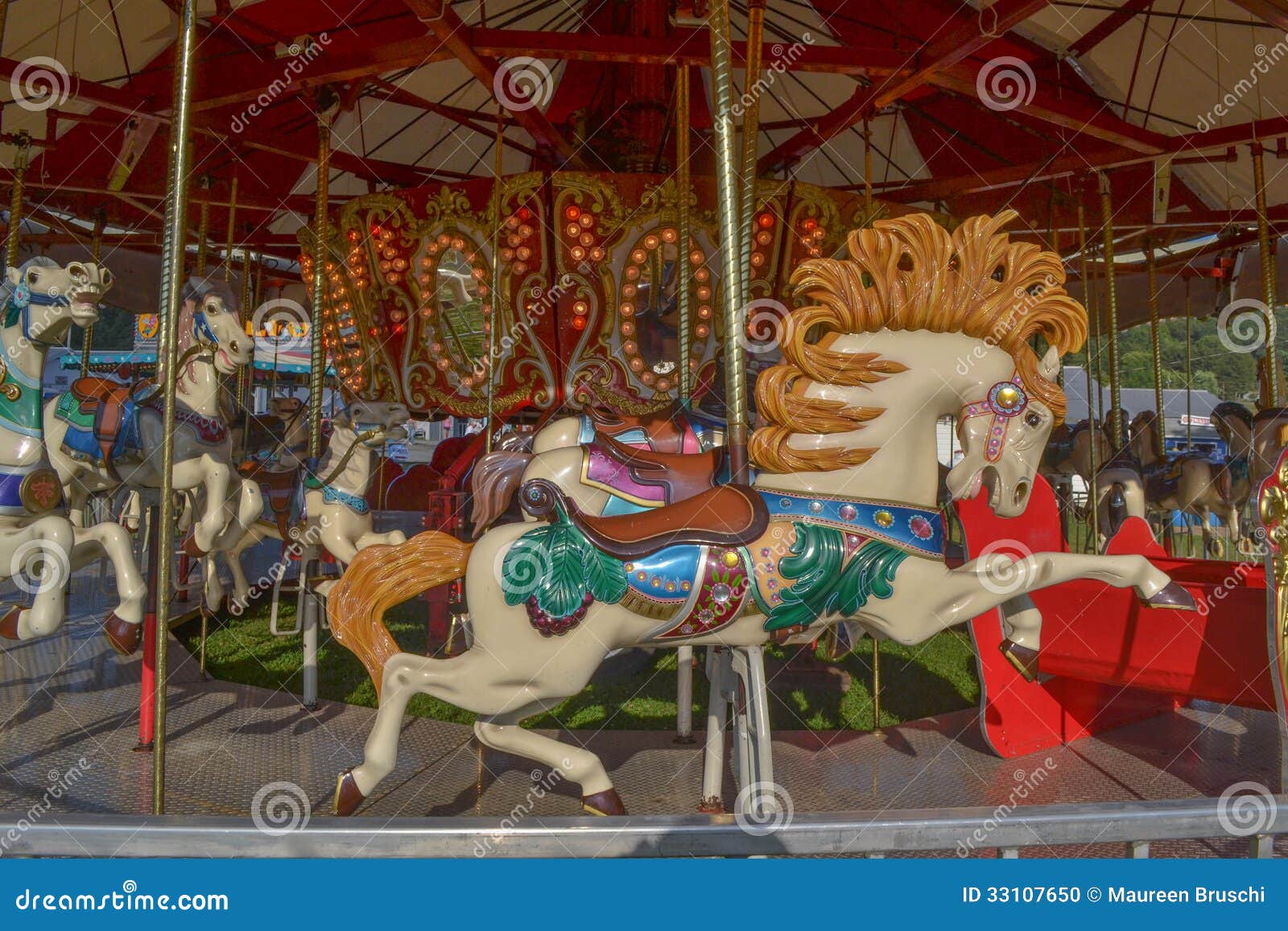 Merry-Go-Round editorial image. Image of fair, festival - 33107650