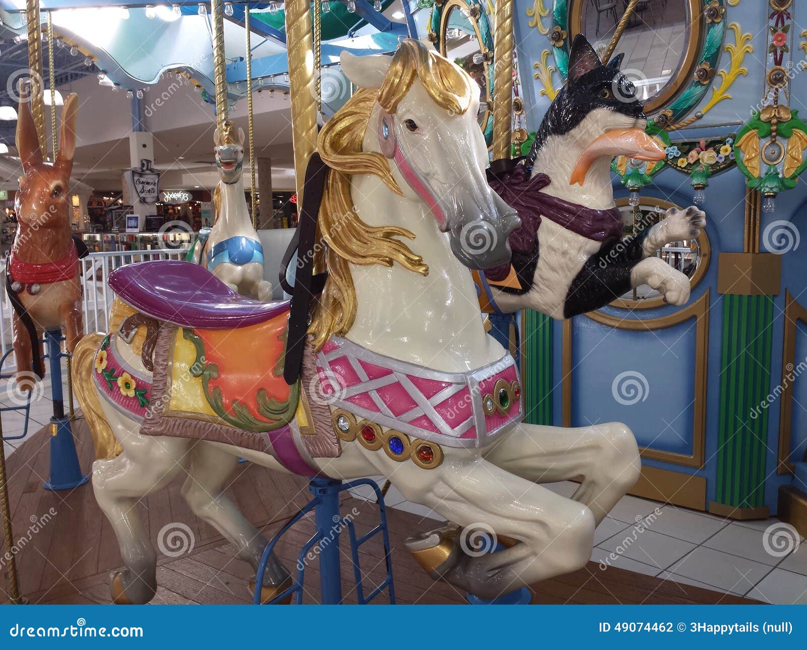 Merry go round stock photo. Image of shopping, kids, play - 49074462