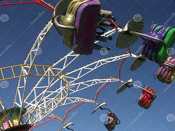 Merry-go-round spinning stock image. Image of active, joyful - 127643