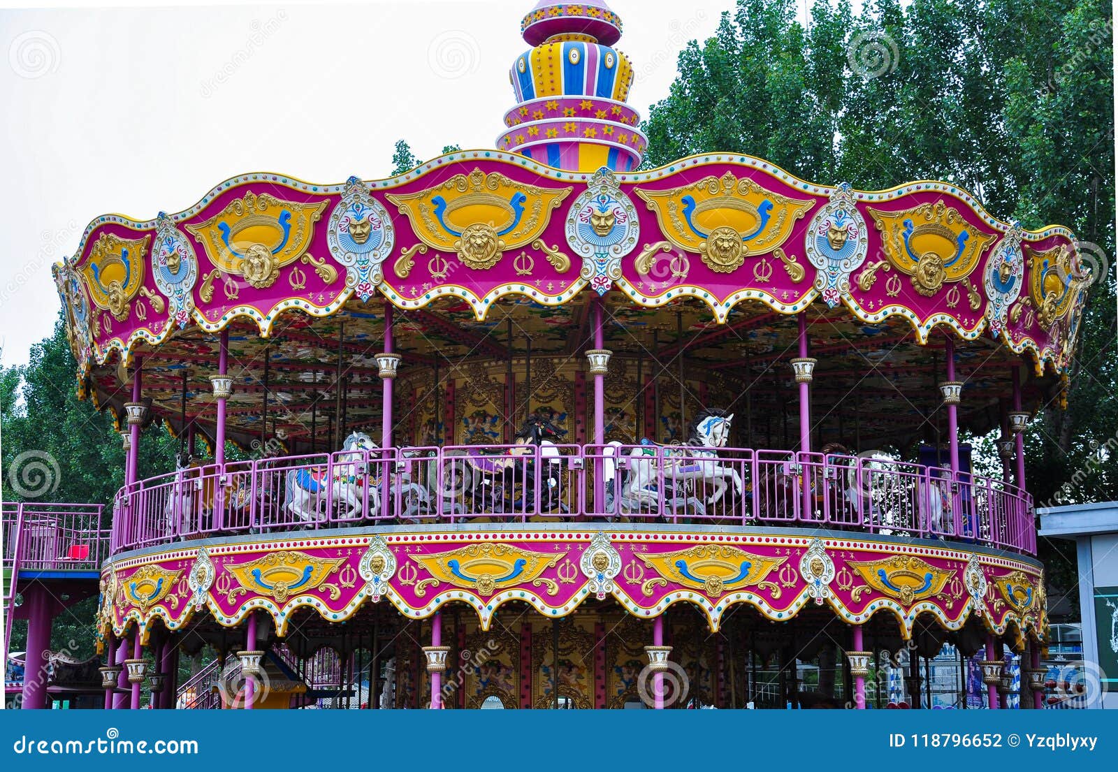 Merry-go-round editorial photography. Image of merry - 118796652