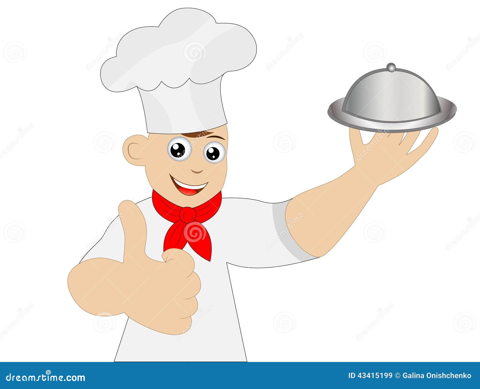 Merry Man Cook Show Gesture Stock Vector - Illustration of perfectly ...