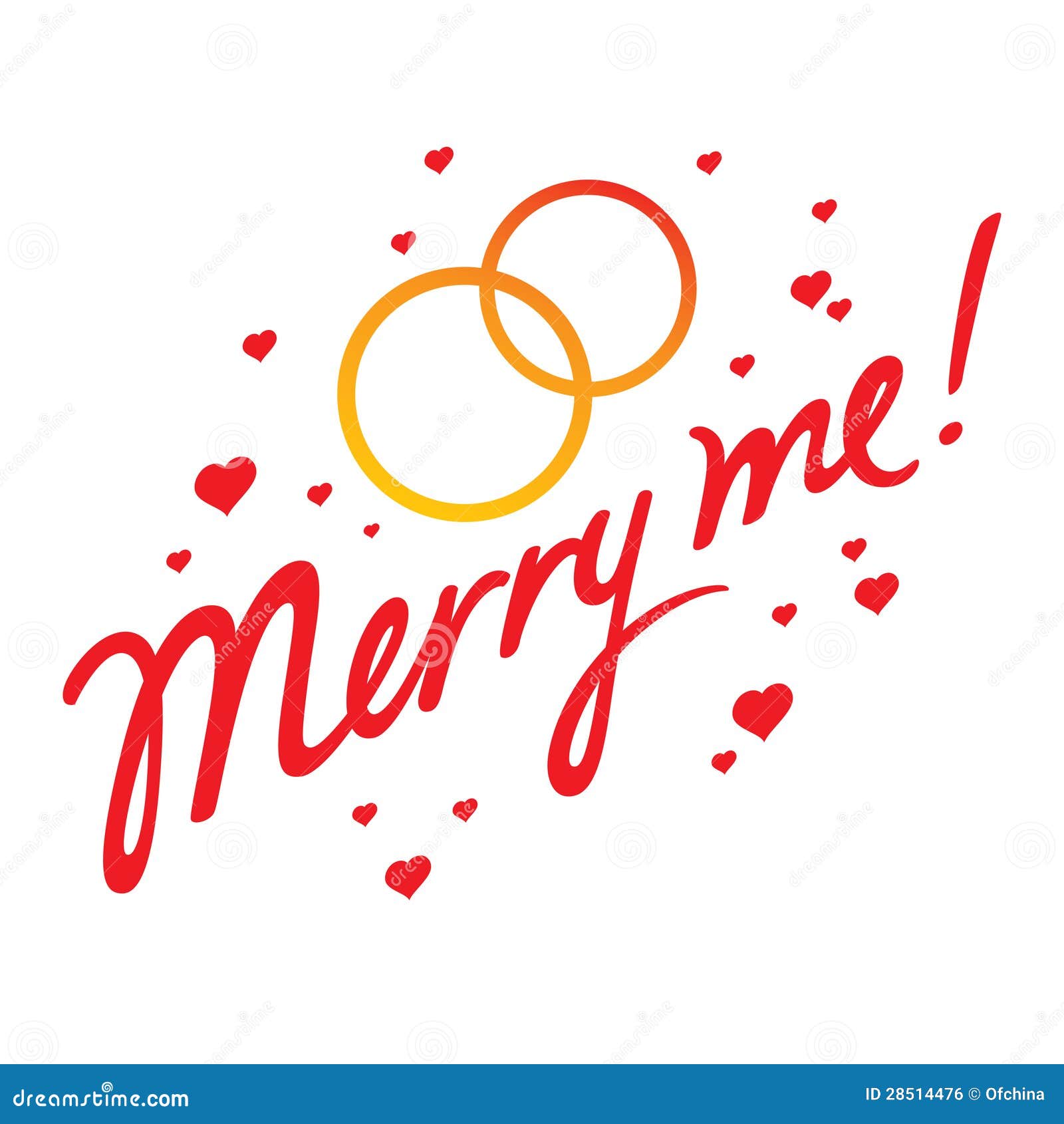 Merry Me stock vector. Illustration of happiness, concept - 28514476