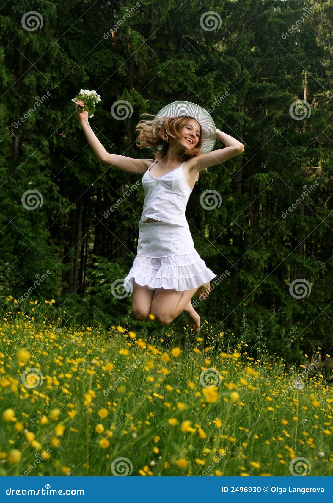 Merry young girl stock photo. Image of women, holidays - 2496930