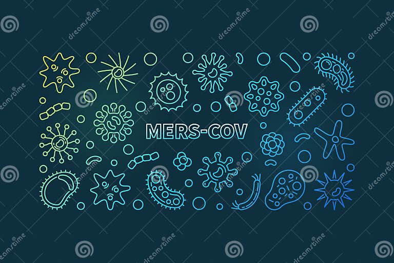 MERS-CoV Colored Outline Vector Concept Horizontal Banner Stock Vector ... MERS-CoV Colored Outline Vector Concept Horizontal Banner Stock Vector ...