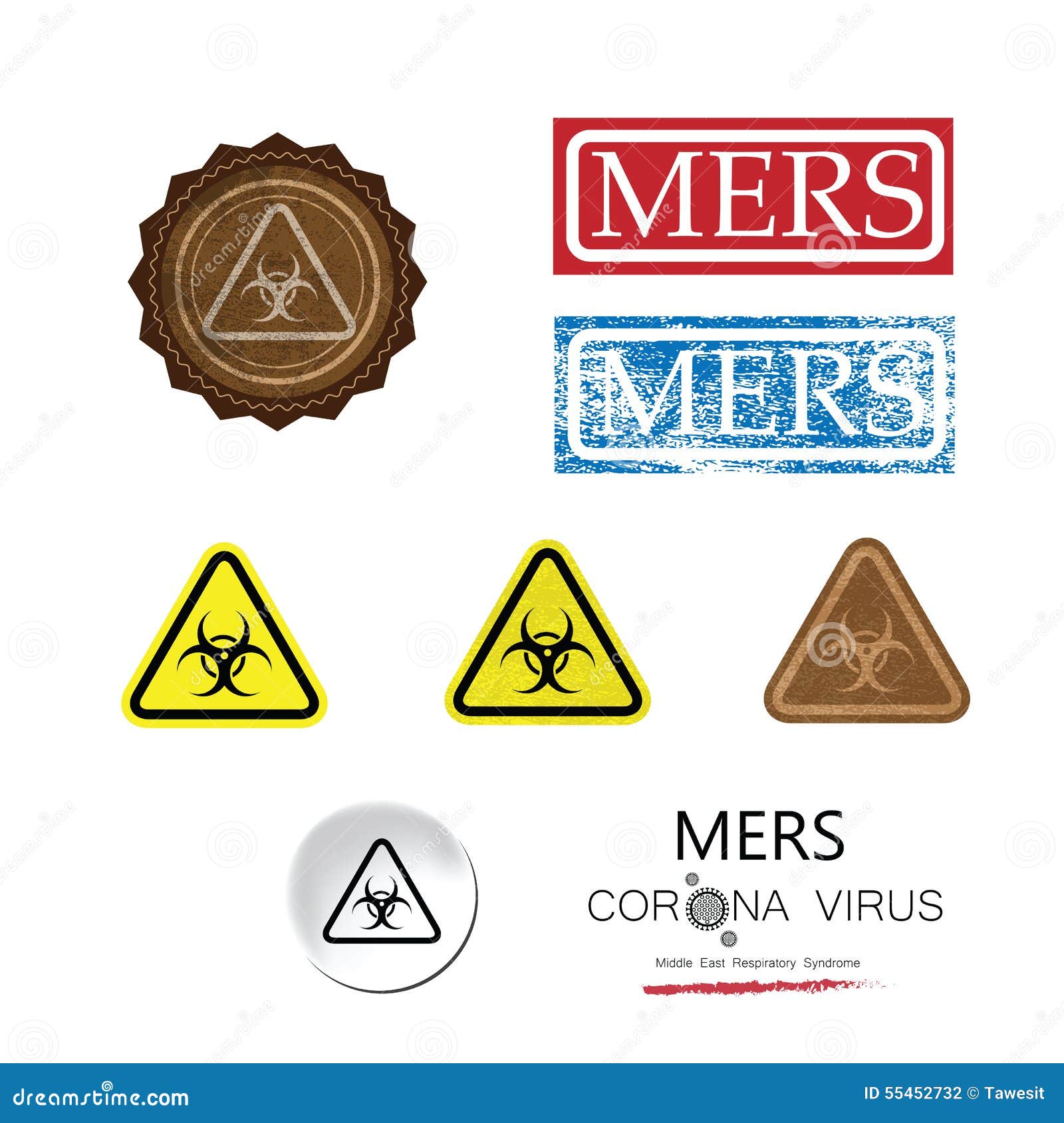 MERS Warning Sign Retro Vintage Stock Vector - Illustration of sickness ...