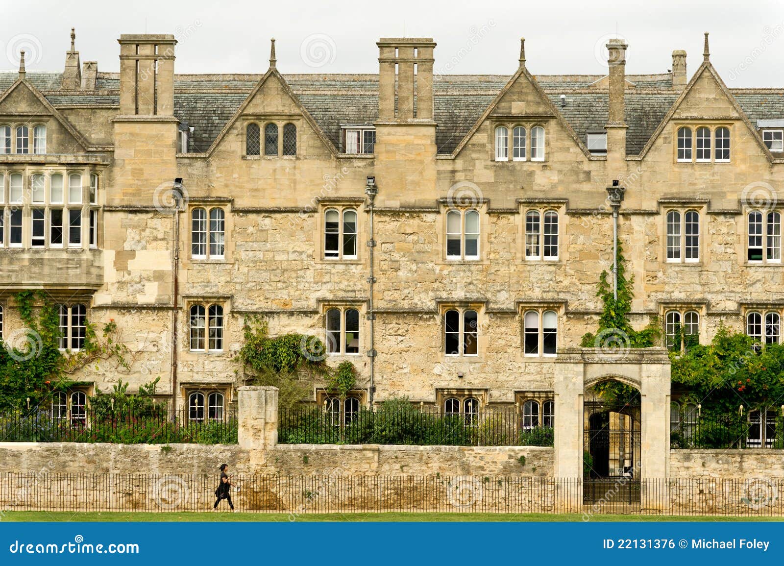 Merton College, Oxford University, England Stock Photo - Image of elite ...