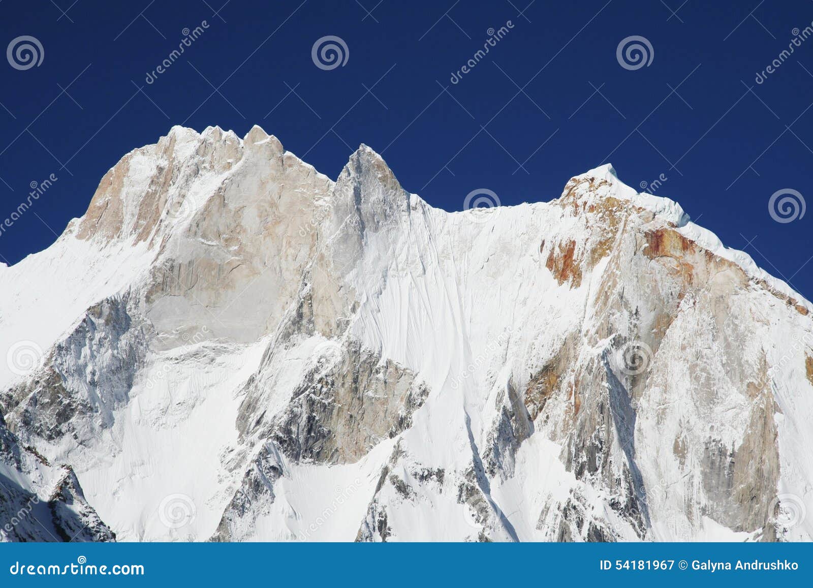 Meru peak stock image. Image of climb, cliff, exploring - 54181967