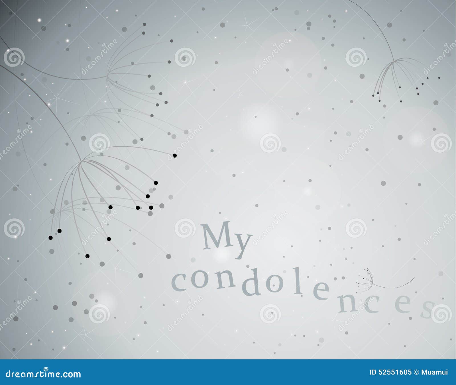 Mes condoléances illustration stock. Illustration du tony - 52551605
