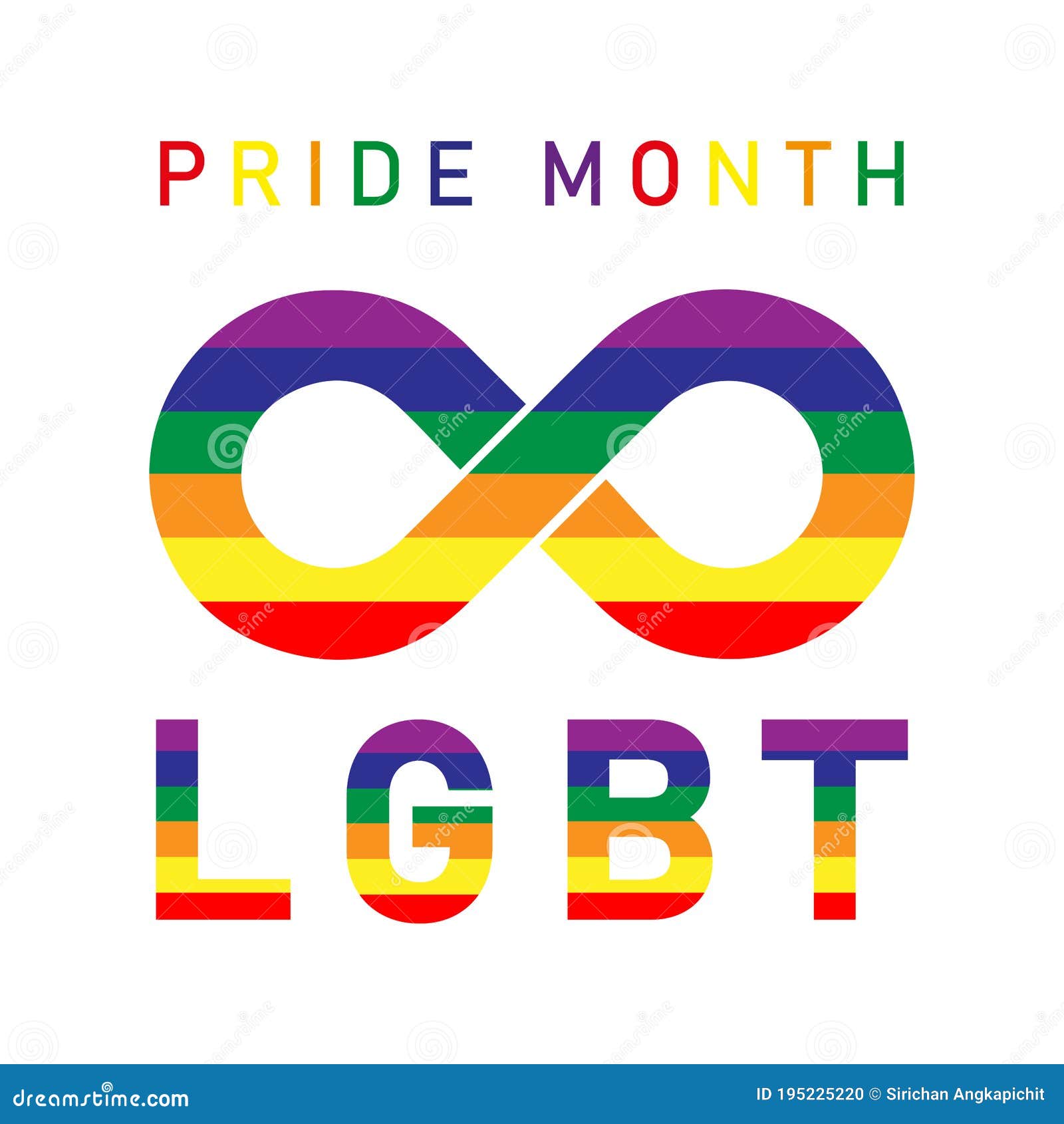 Mes Del Orgullo Lgbt En Juneposter Carteles Y Fondo Ilustración