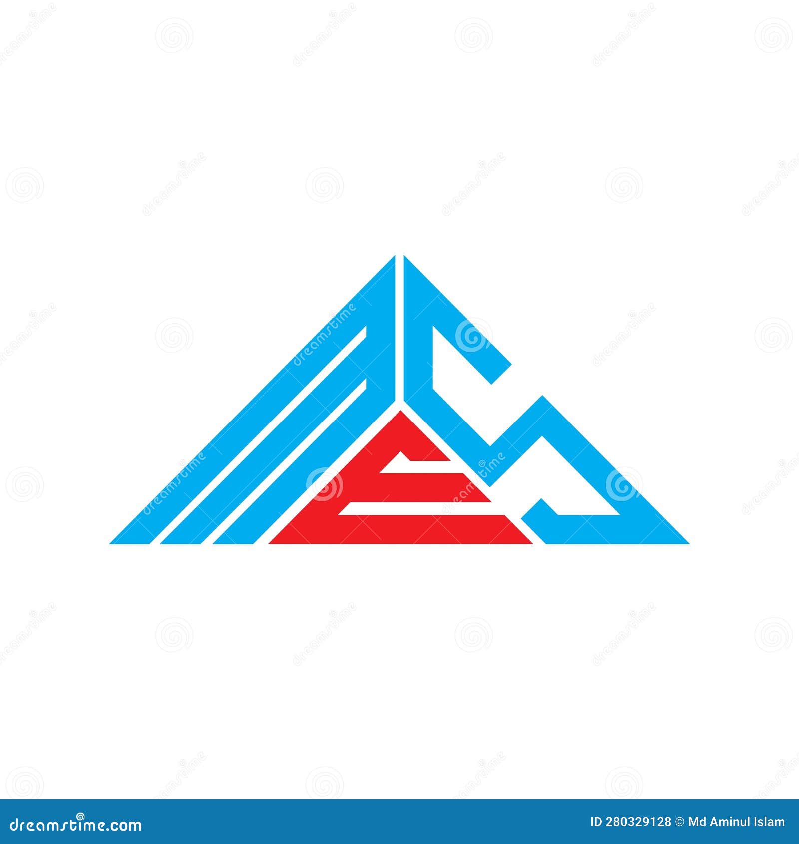 MES Letter Logo Creative Design with Vector Graphic, MES Simple and ...