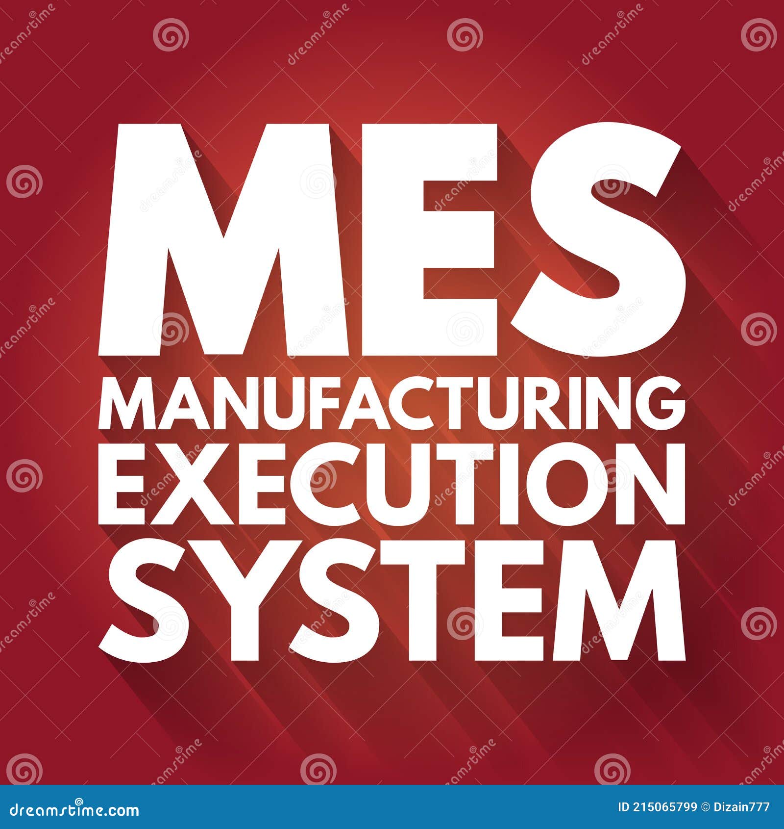 MES - Manufacturing Execution System Acronym, Business Concept ...