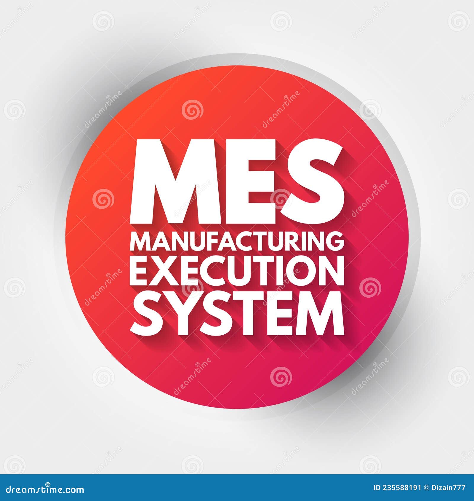MES - Manufacturing Execution System Acronym, Business Concept ...
