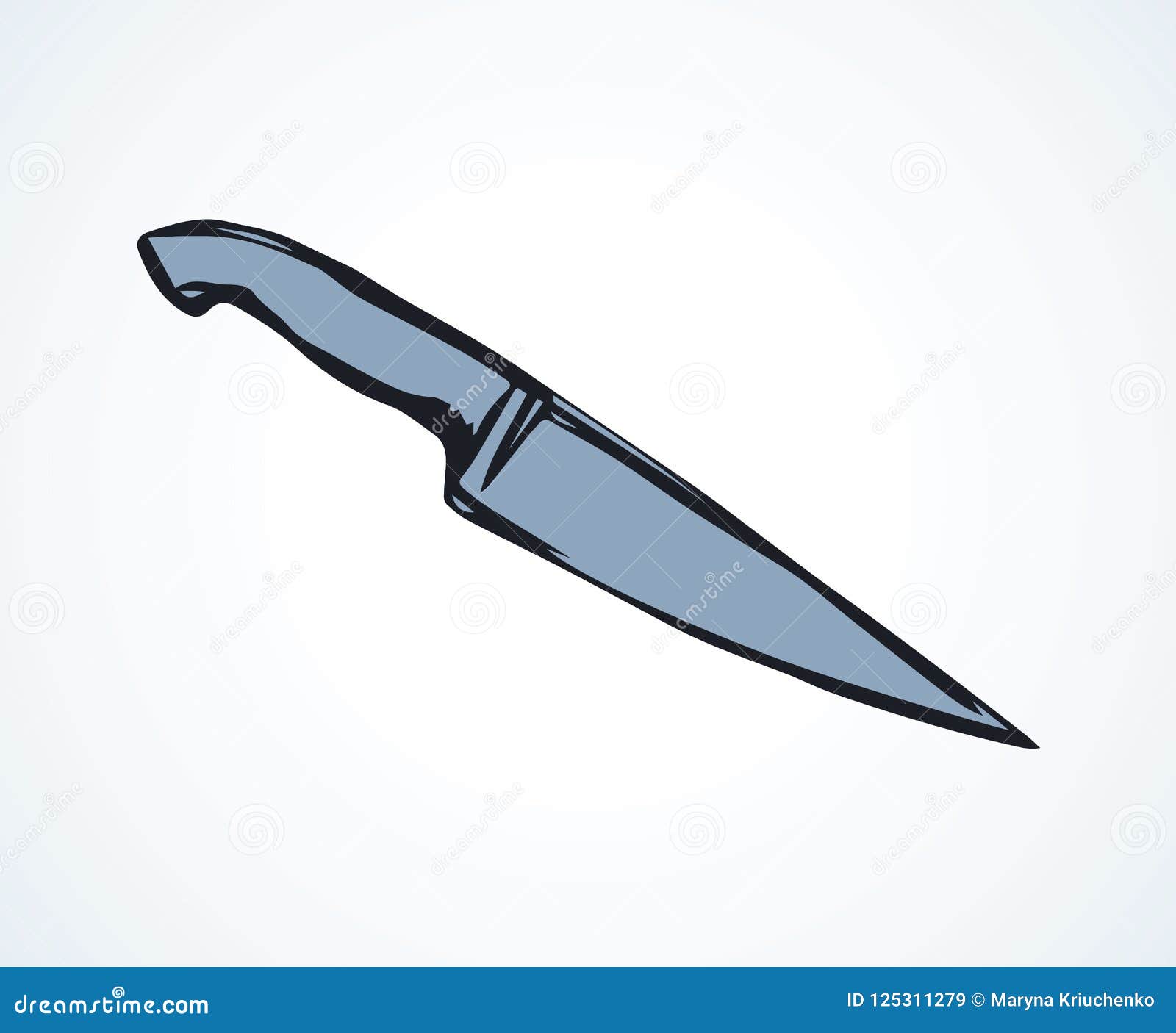 Mes Vector tekening vector illustratie. Illustration of blad - 125311279