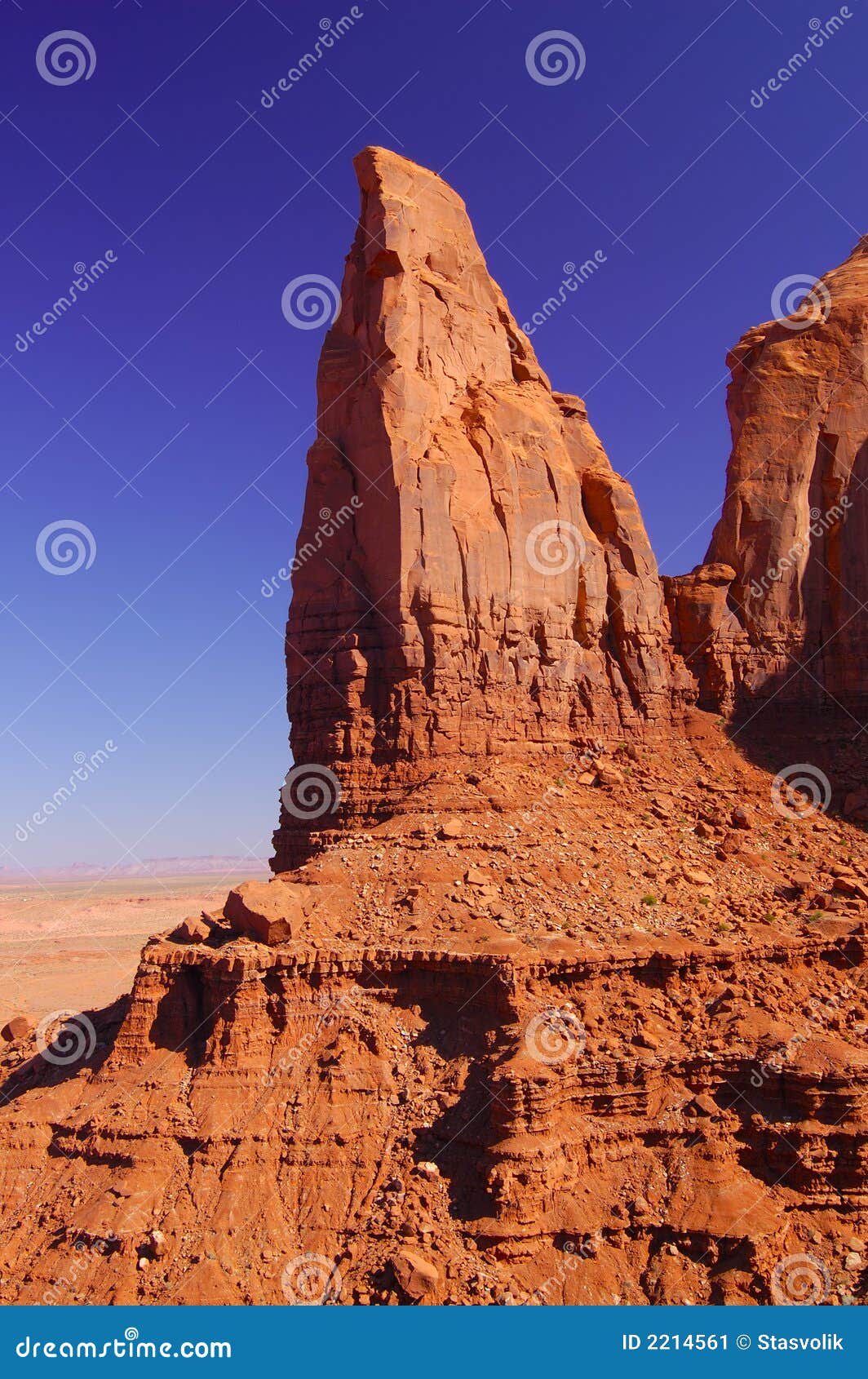 Mesa in Monument Valley stock image. Image of nature, sand - 2214561