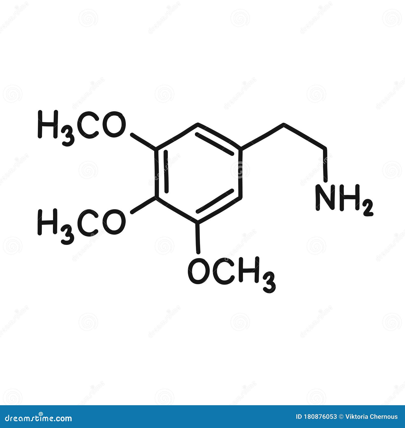 Mescaline Chemical Formula Doodle Icon, Vector Illustration Stock ... Mescaline Chemical Formula Doodle Icon, Vector Illustration Stock ...