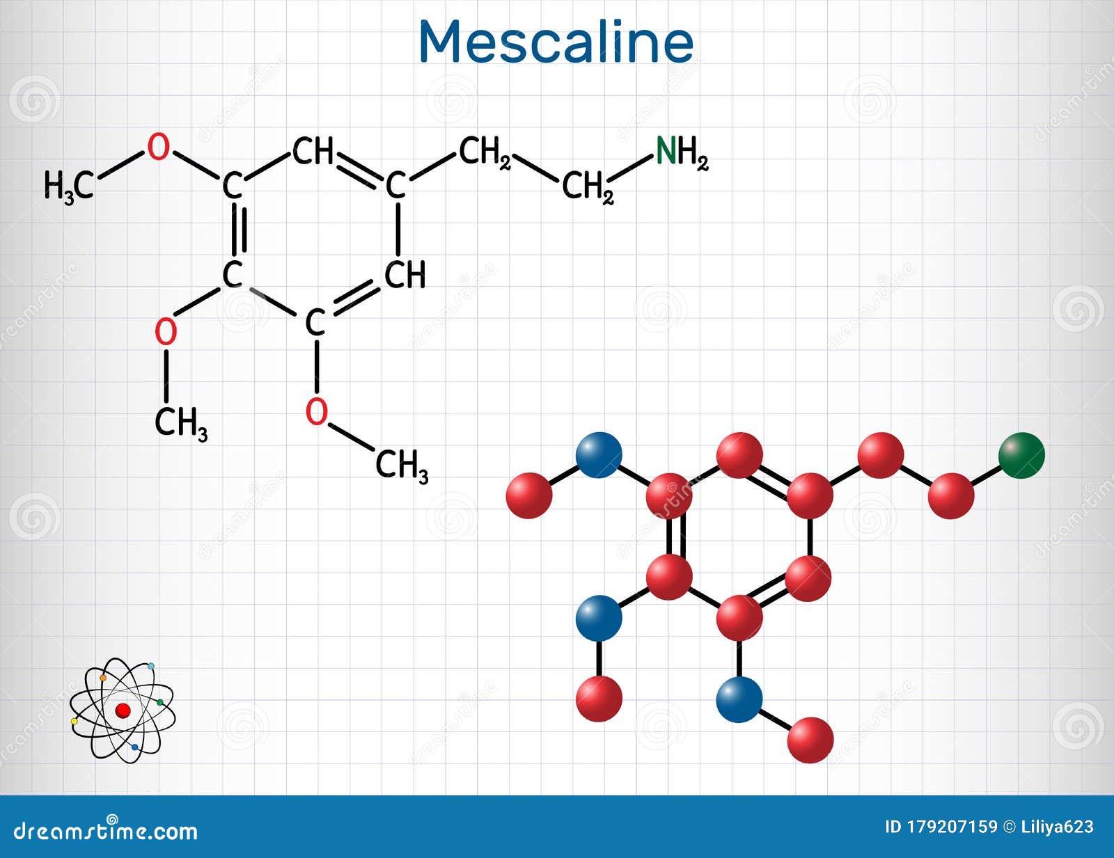 Mescaline 3D Model Royalty-Free Stock Photo | CartoonDealer.com #23790621