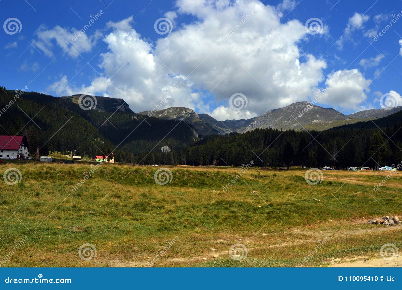 Meseta De Padina Del Parque Natural 2 De Bucegi Foto de archivo ...