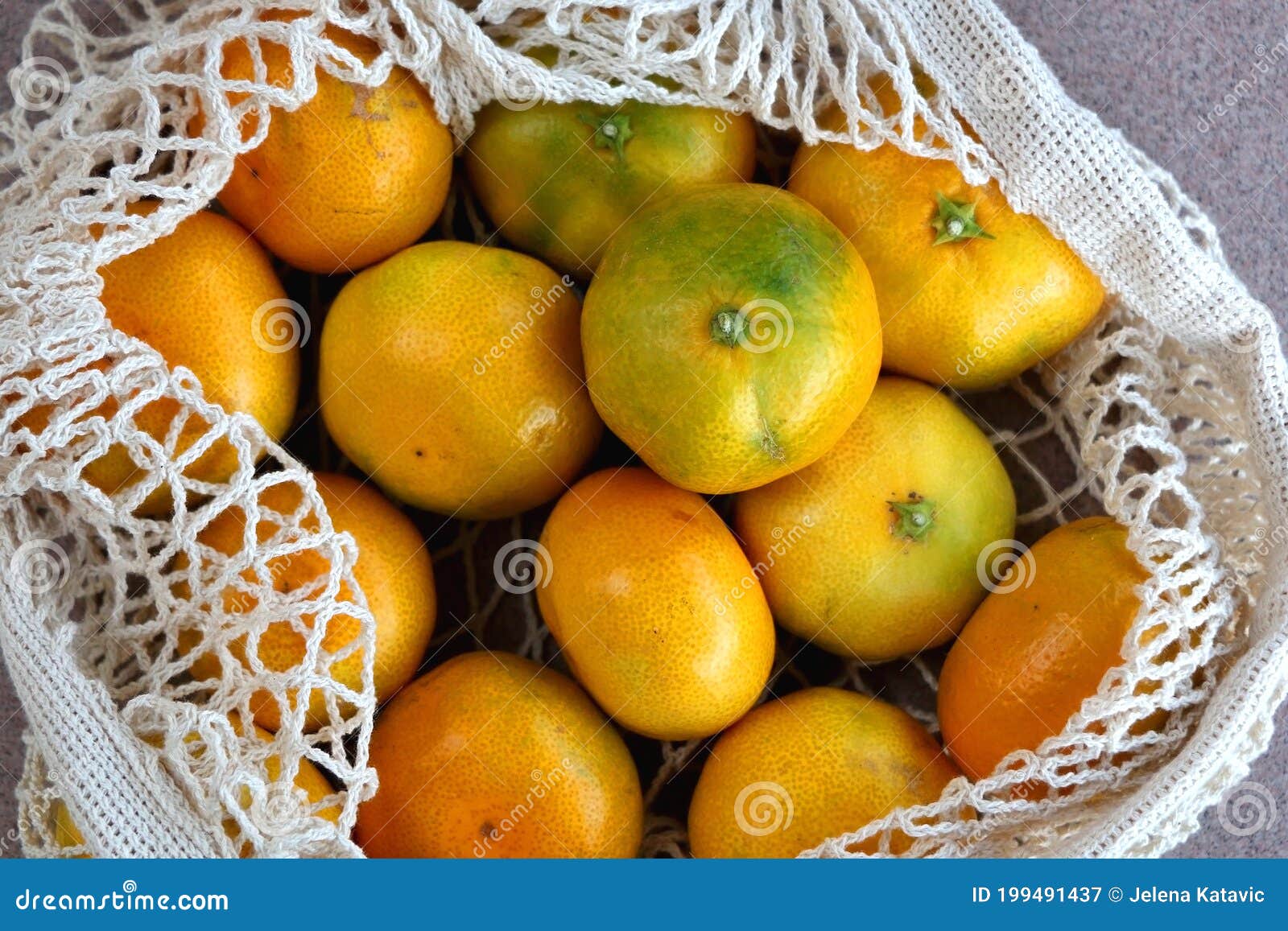 Bag of Tangerines stock image. Image of homegrown, harvest - 199491437