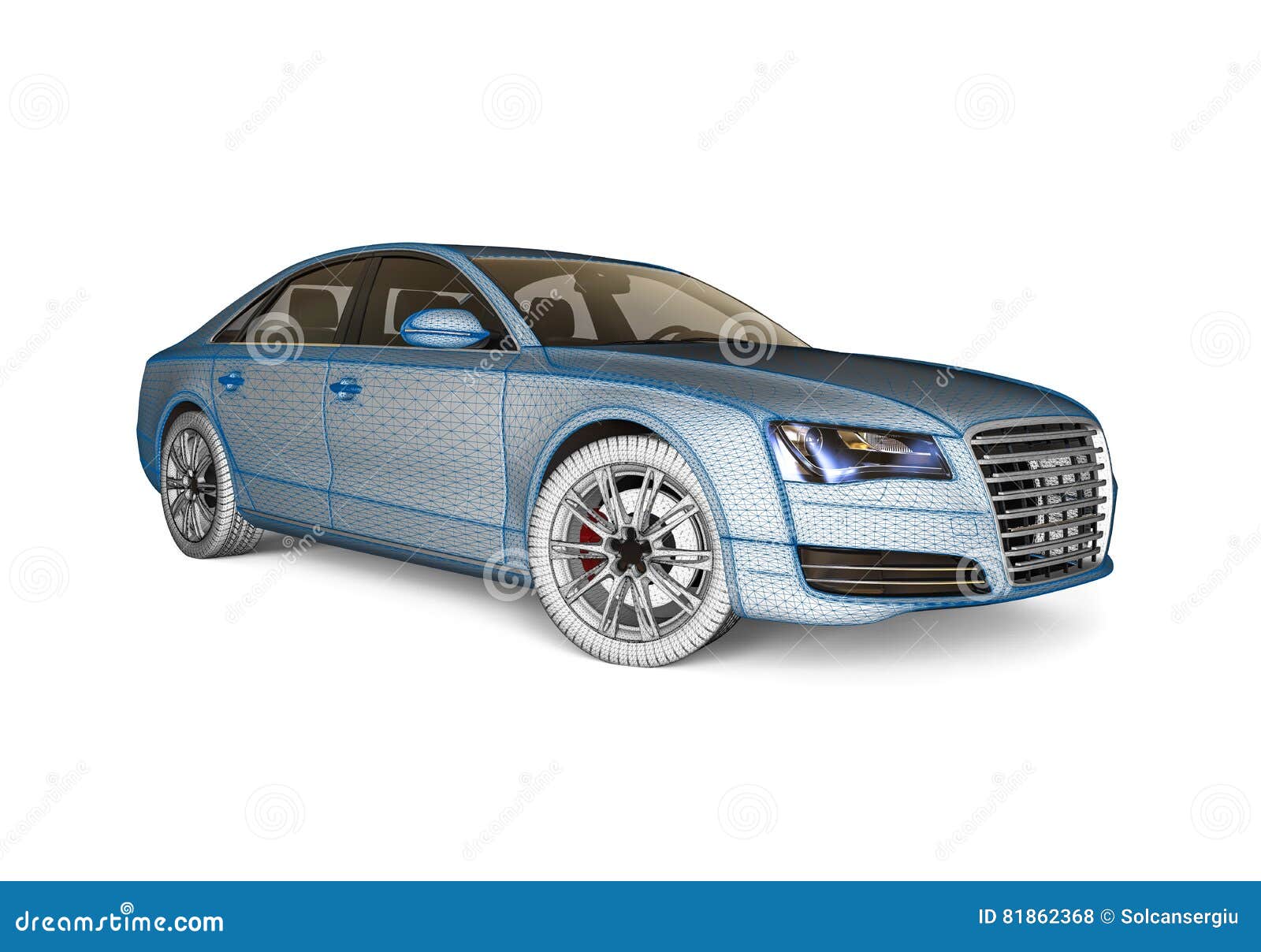 Mesh car stock illustration. Illustration of mesh, automobile - 81862368