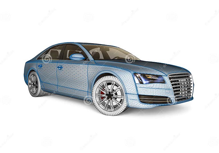 Mesh car stock illustration. Illustration of mesh, automobile - 81862368