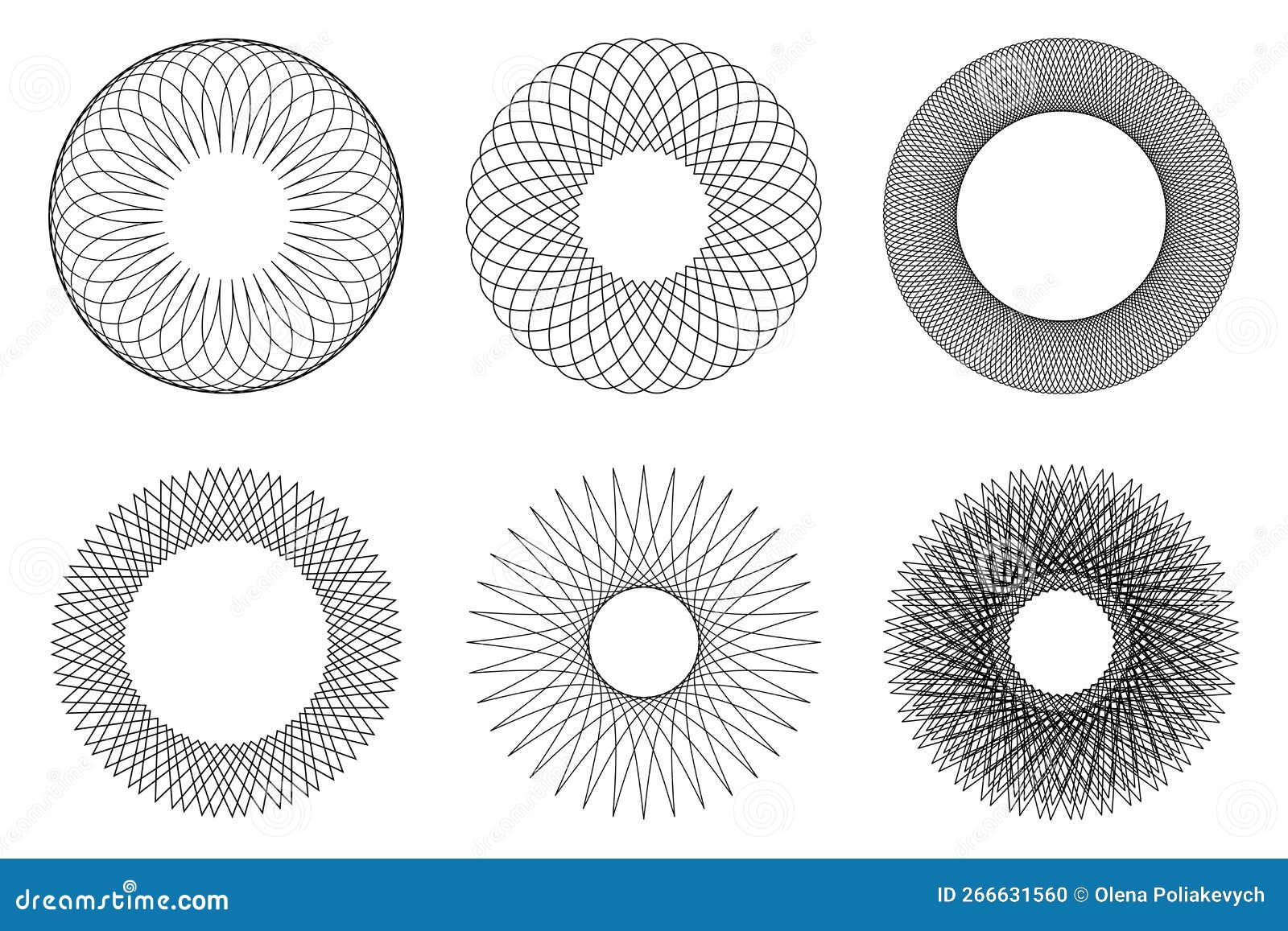 Mesh Circles. Circles Three Dimensional Grid in 3d Style. Vector ...